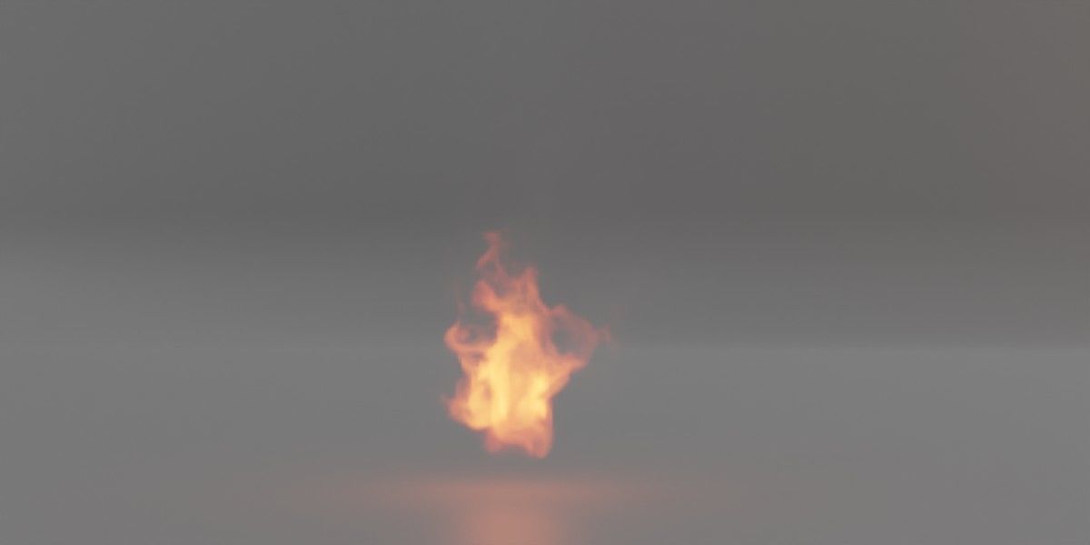 Medieval Torch and VDB Animated Fire 3D model animated | CGTrader