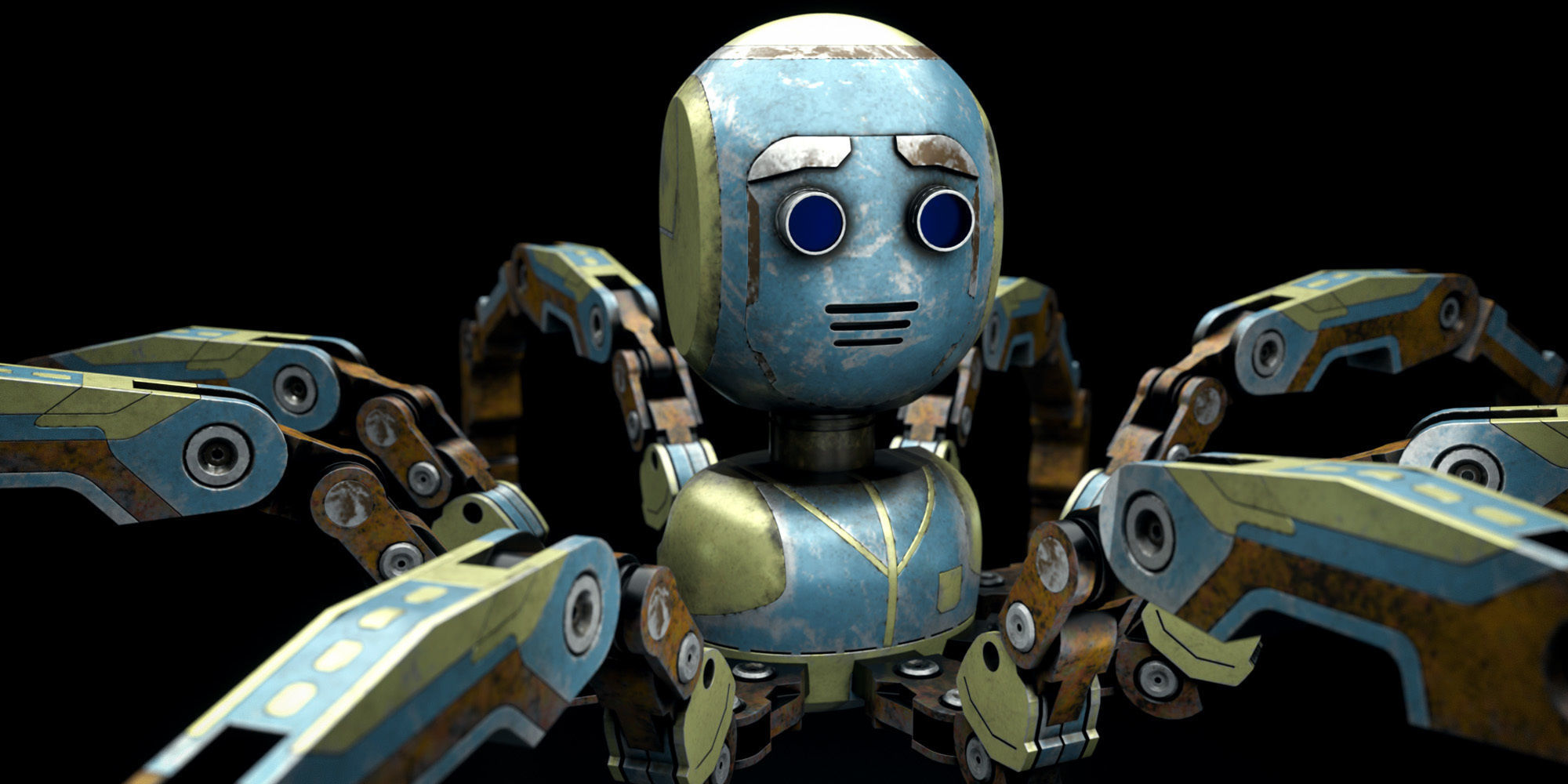 Mecha Robot Creature 3D model animated rigged | CGTrader
