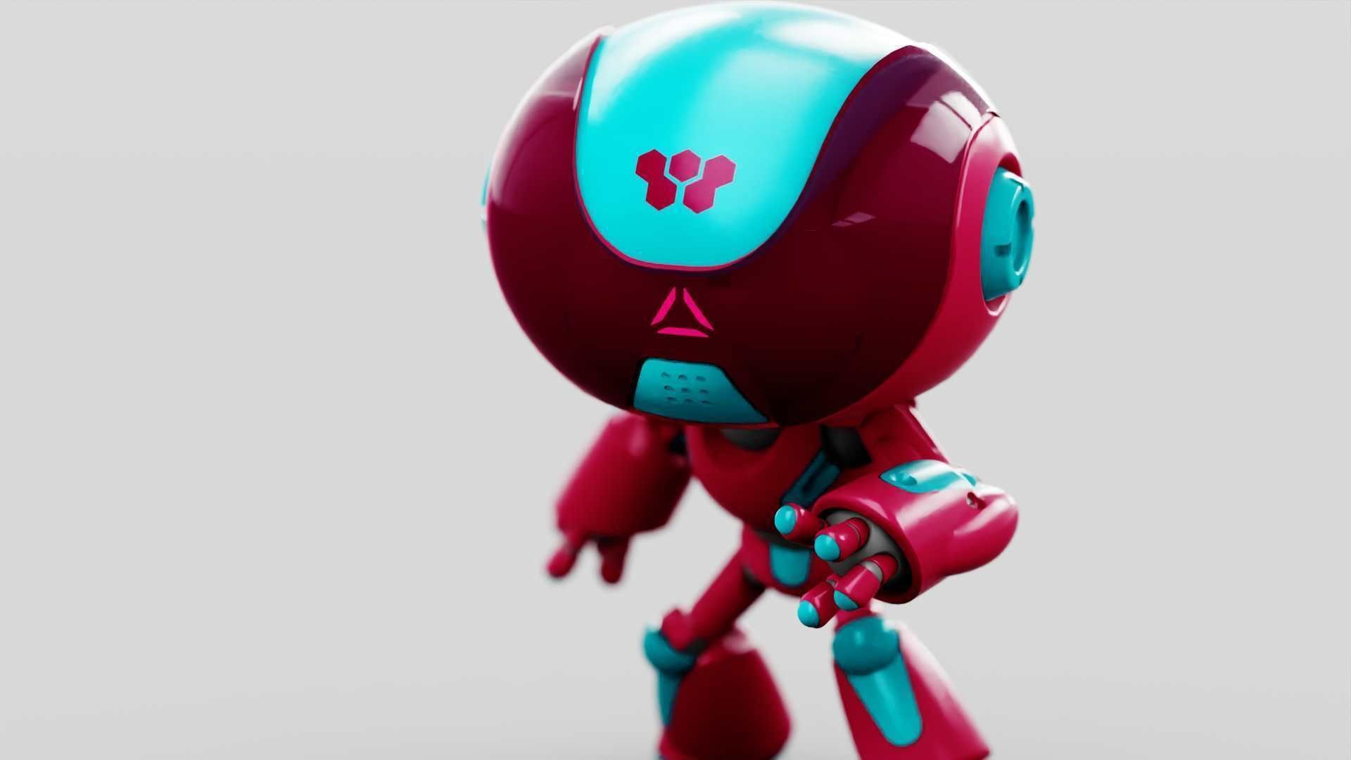 TOY BOT BENDY RIGGED 3D model rigged | CGTrader