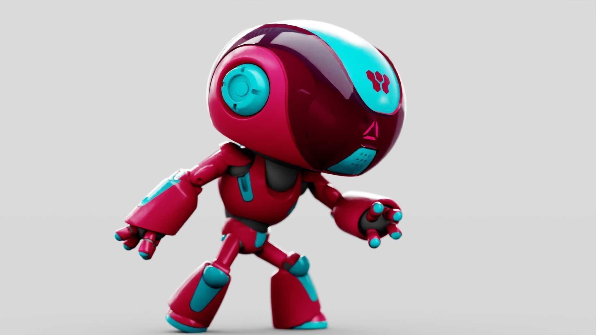 TOY BOT BENDY RIGGED 3D model rigged | CGTrader