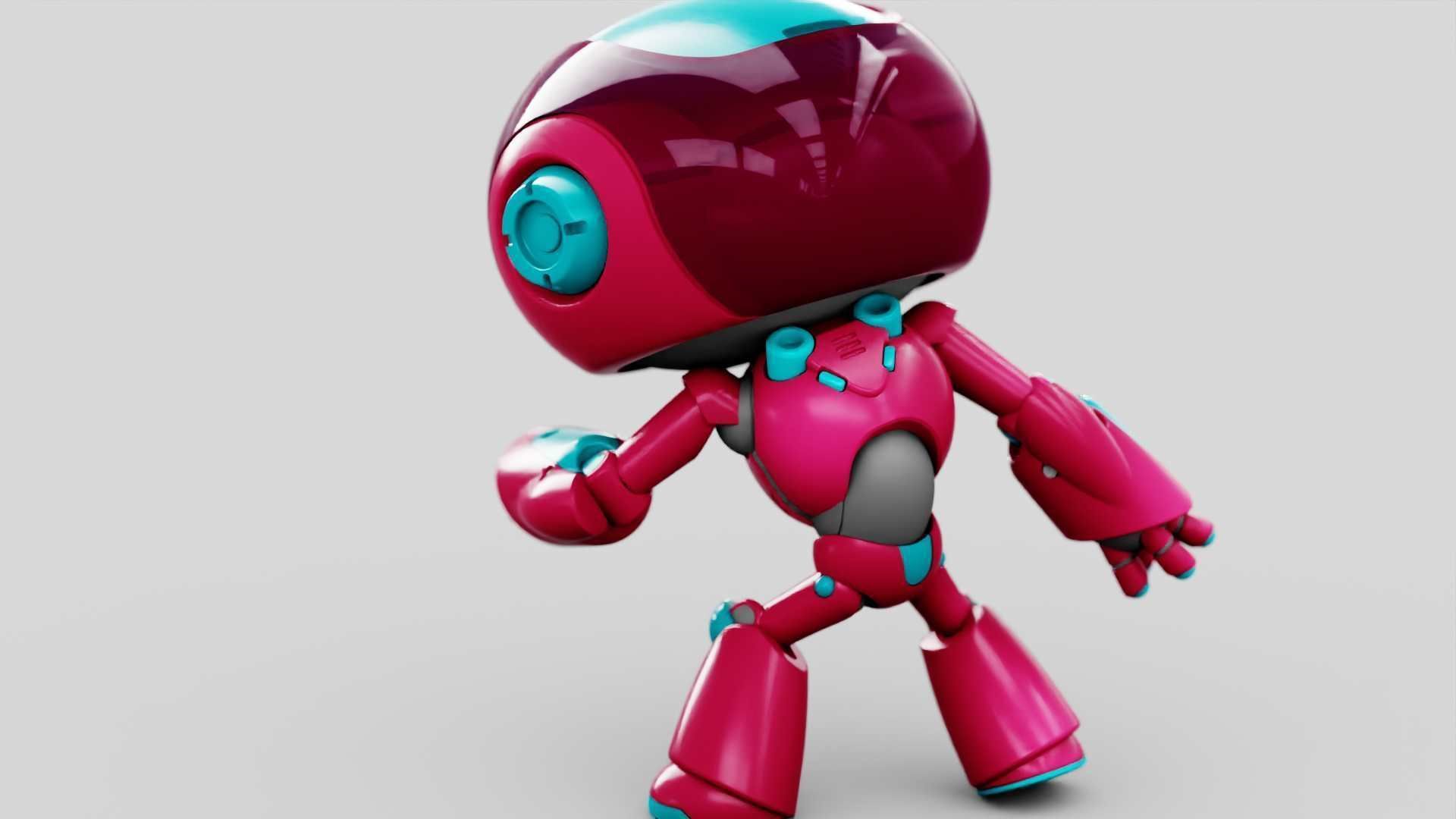 TOY BOT BENDY RIGGED 3D model rigged | CGTrader