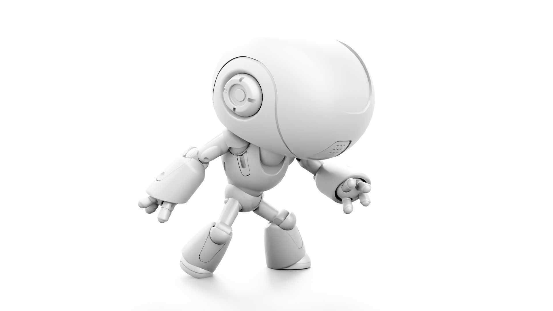 TOY BOT BENDY RIGGED 3D model rigged | CGTrader