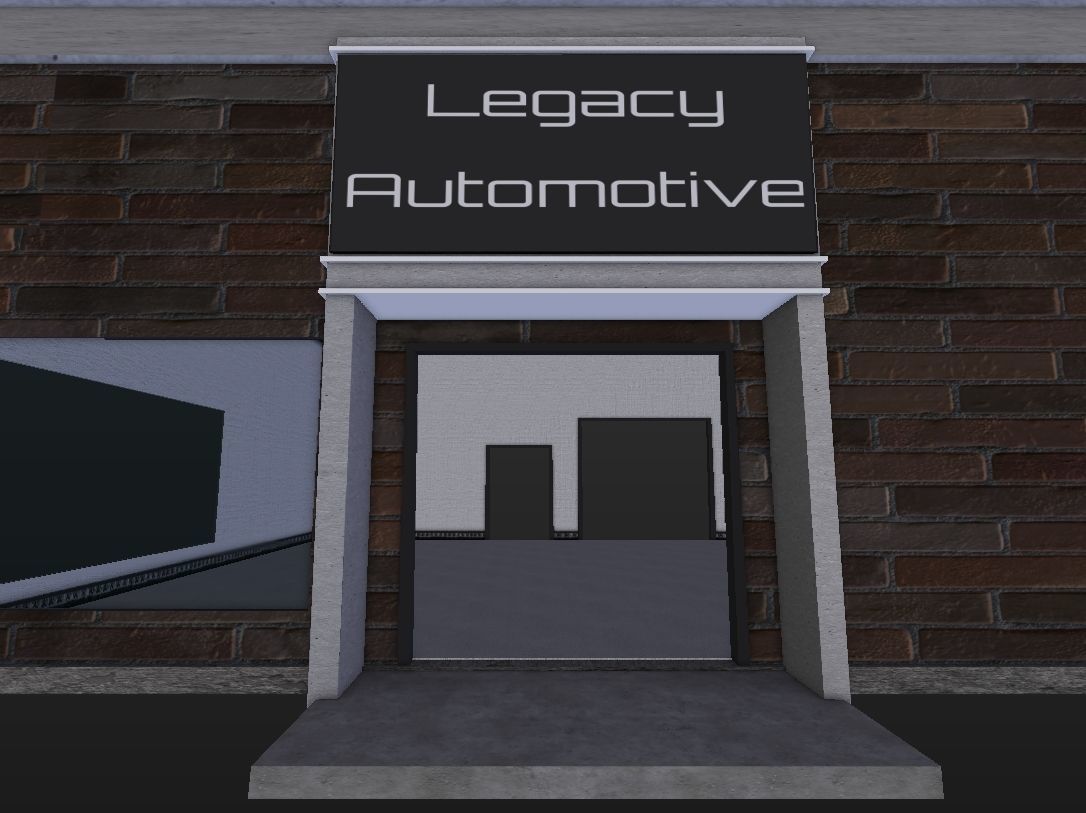 3D model Legacy Automotive Garage and Showroom VR / AR / low-poly ...