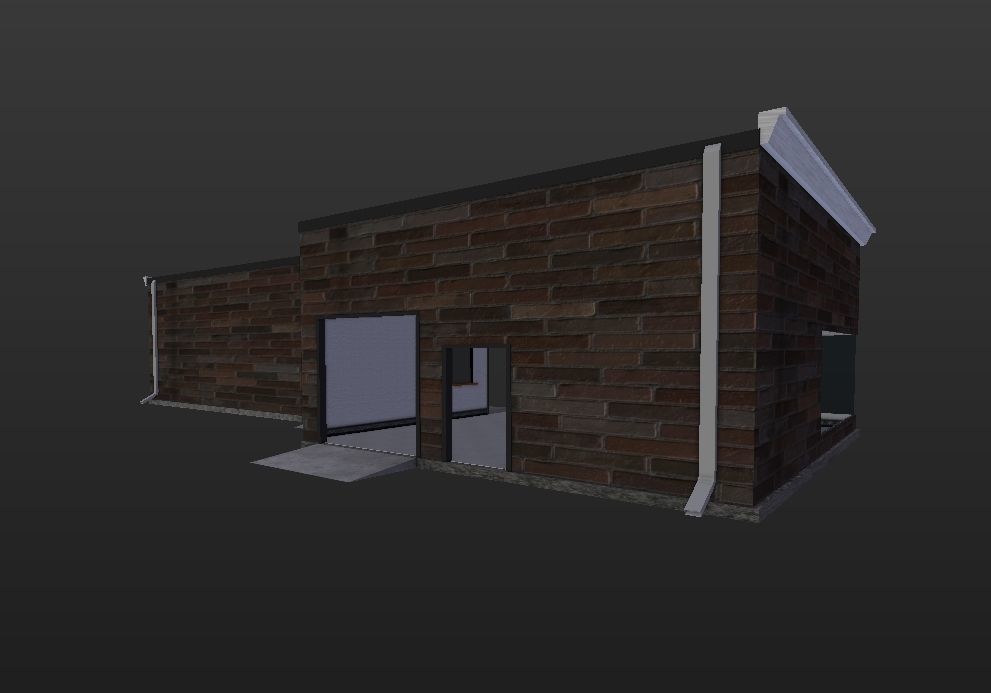 3D model Legacy Automotive Garage and Showroom VR / AR / low-poly ...