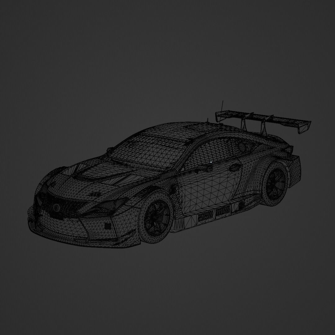 3D model Lexus RC F GT3 2016 VR / AR / low-poly | CGTrader