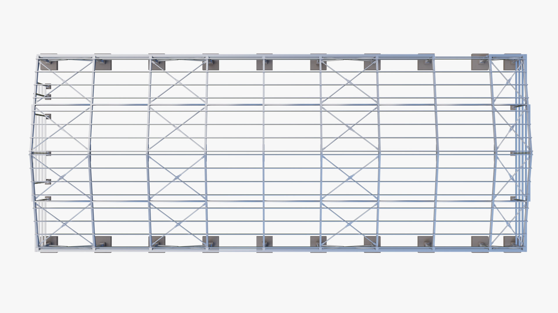 Steel Structure Building 3D model | CGTrader