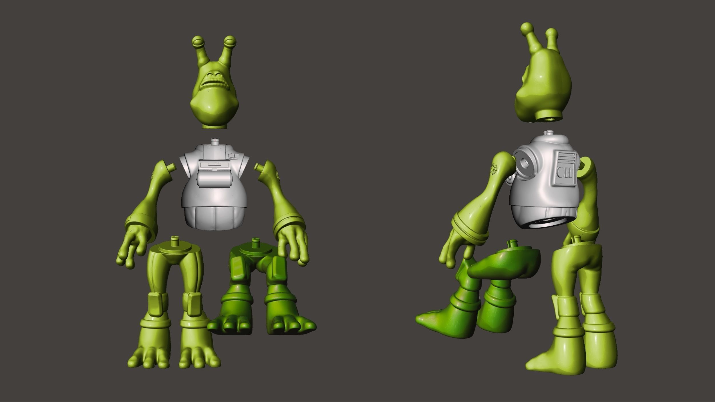 Life Size Colonel Meebur Gascon Clone Wars Star Wars 3D model 3D ...