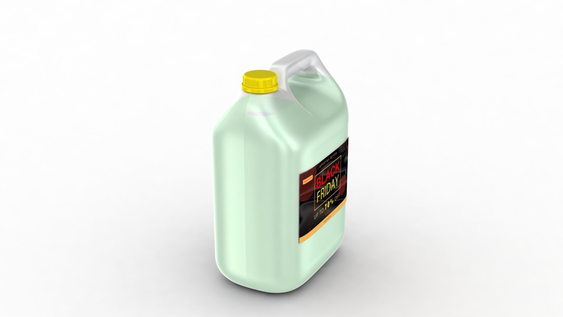 3D model Plastic gallon 5L VR / AR / low-poly | CGTrader