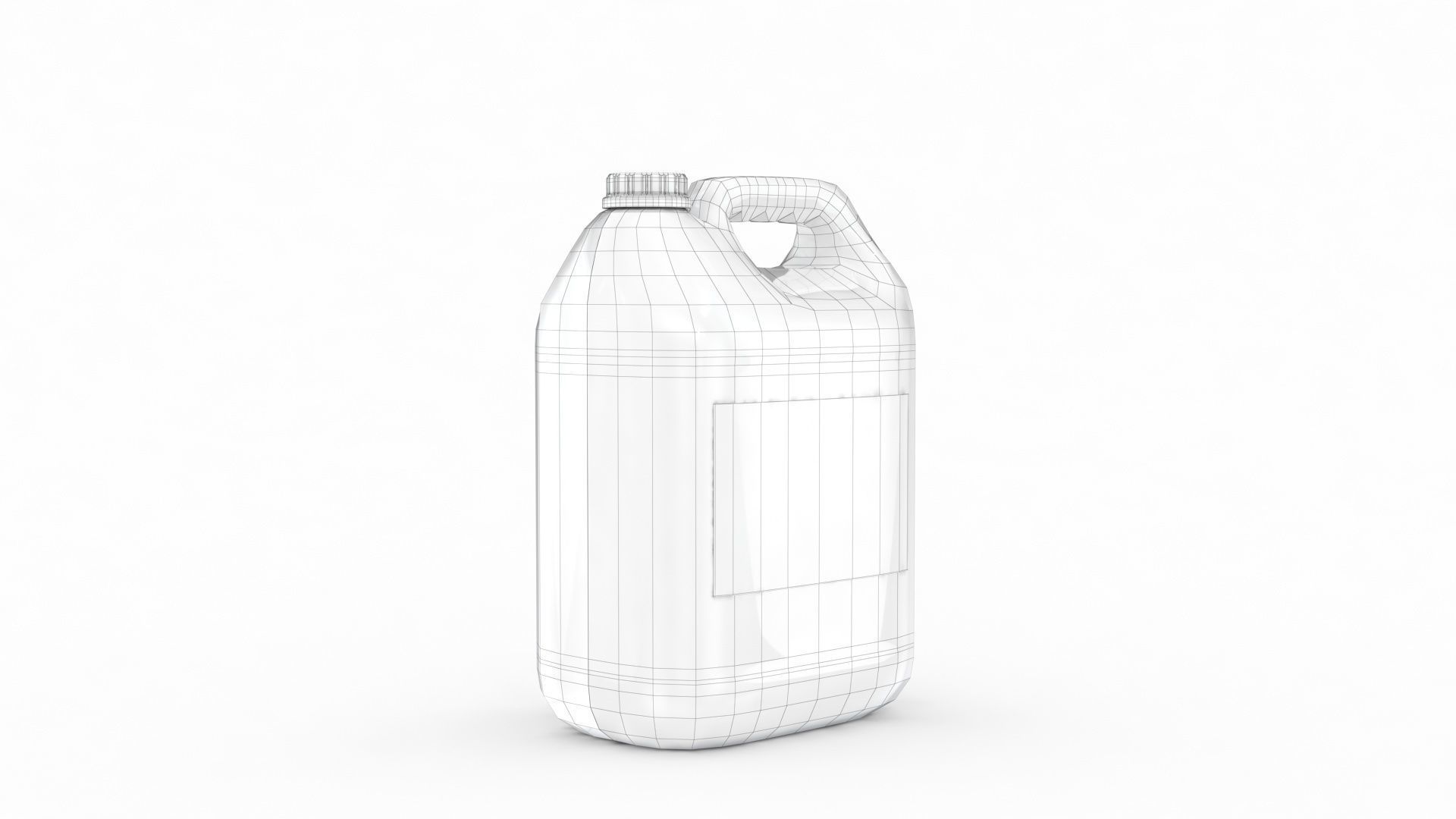 3D model Plastic gallon 5L VR / AR / low-poly | CGTrader