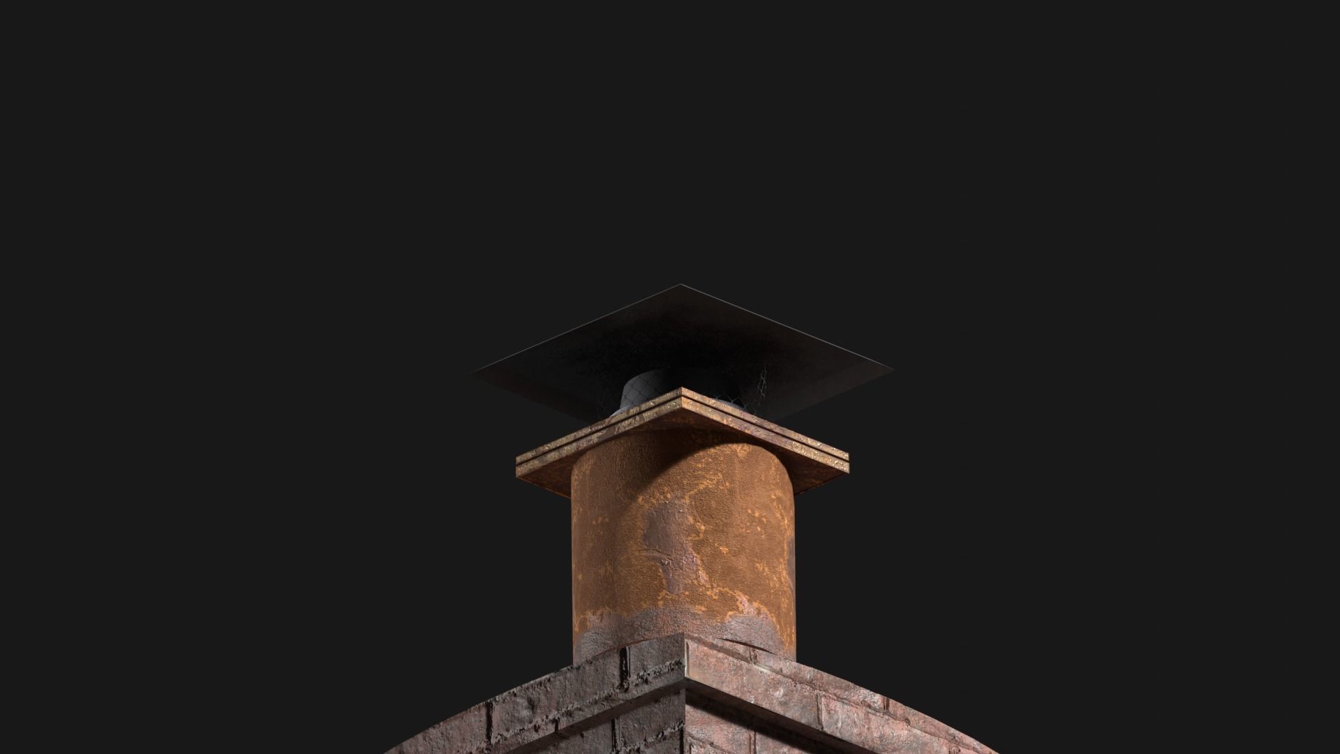 3D model Large Industrial Brick Chimney VR / AR / low-poly | CGTrader