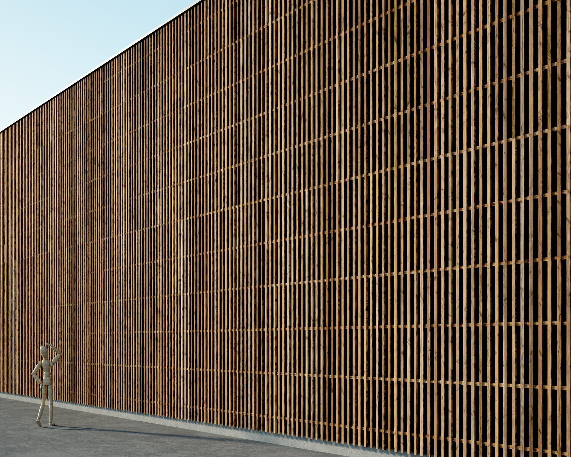 Texture Woodfacades vol02 Timber Facade 8K Seamless PBR Materials VR ...