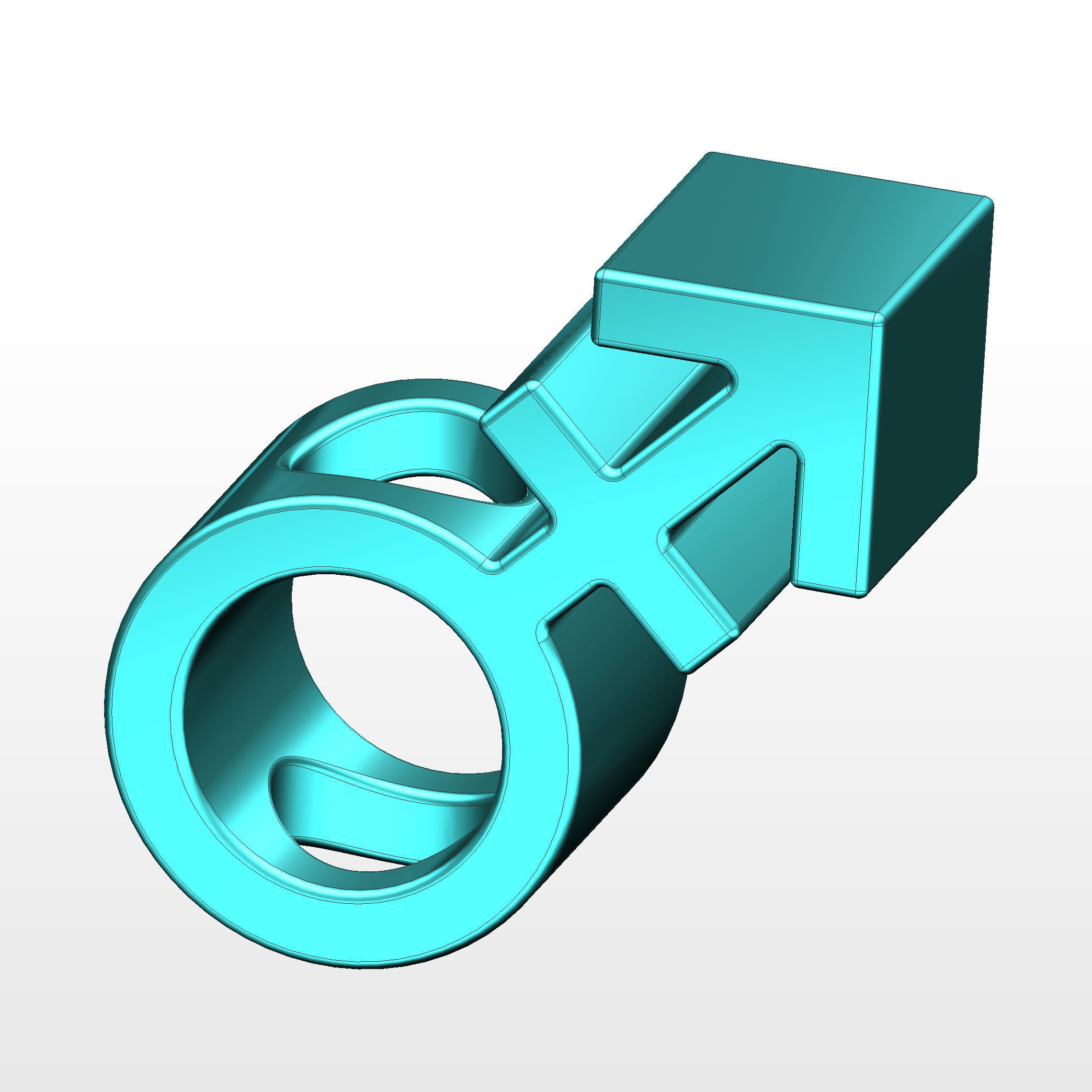 3D model of the Transgender symbol 3D model 3D printable | CGTrader