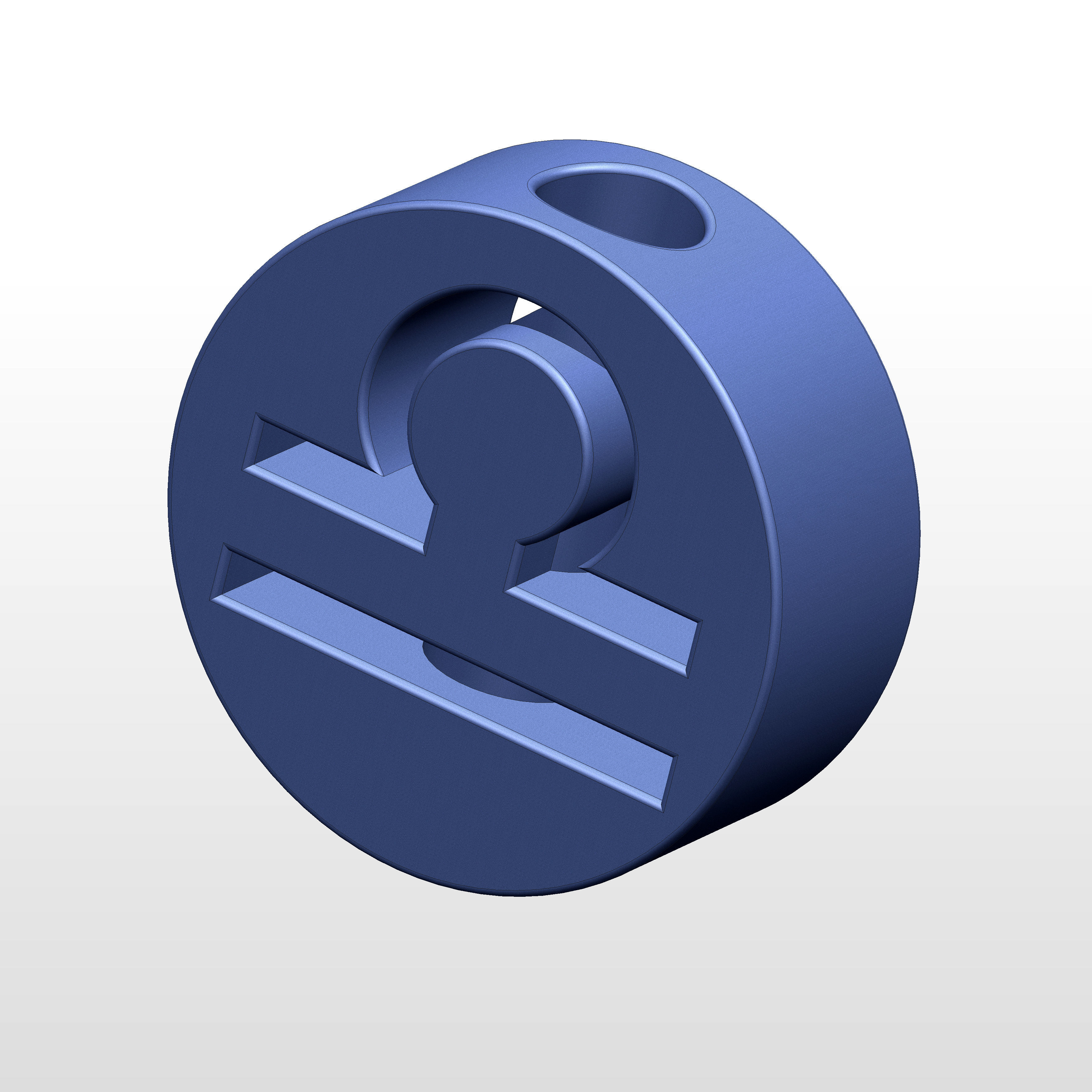 the Libra zodiac sign 3D model 3D printable | CGTrader