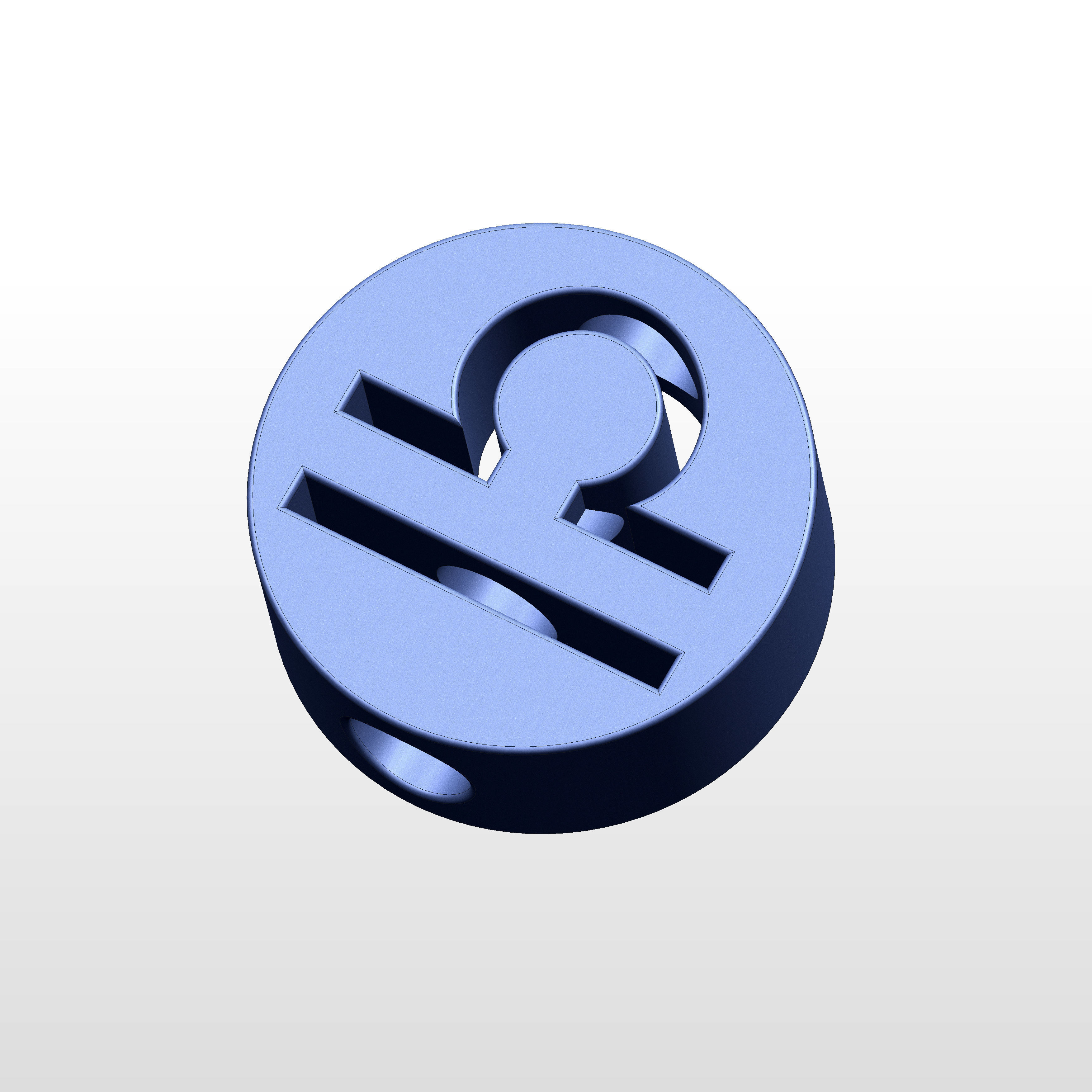 the Libra zodiac sign 3D model 3D printable | CGTrader