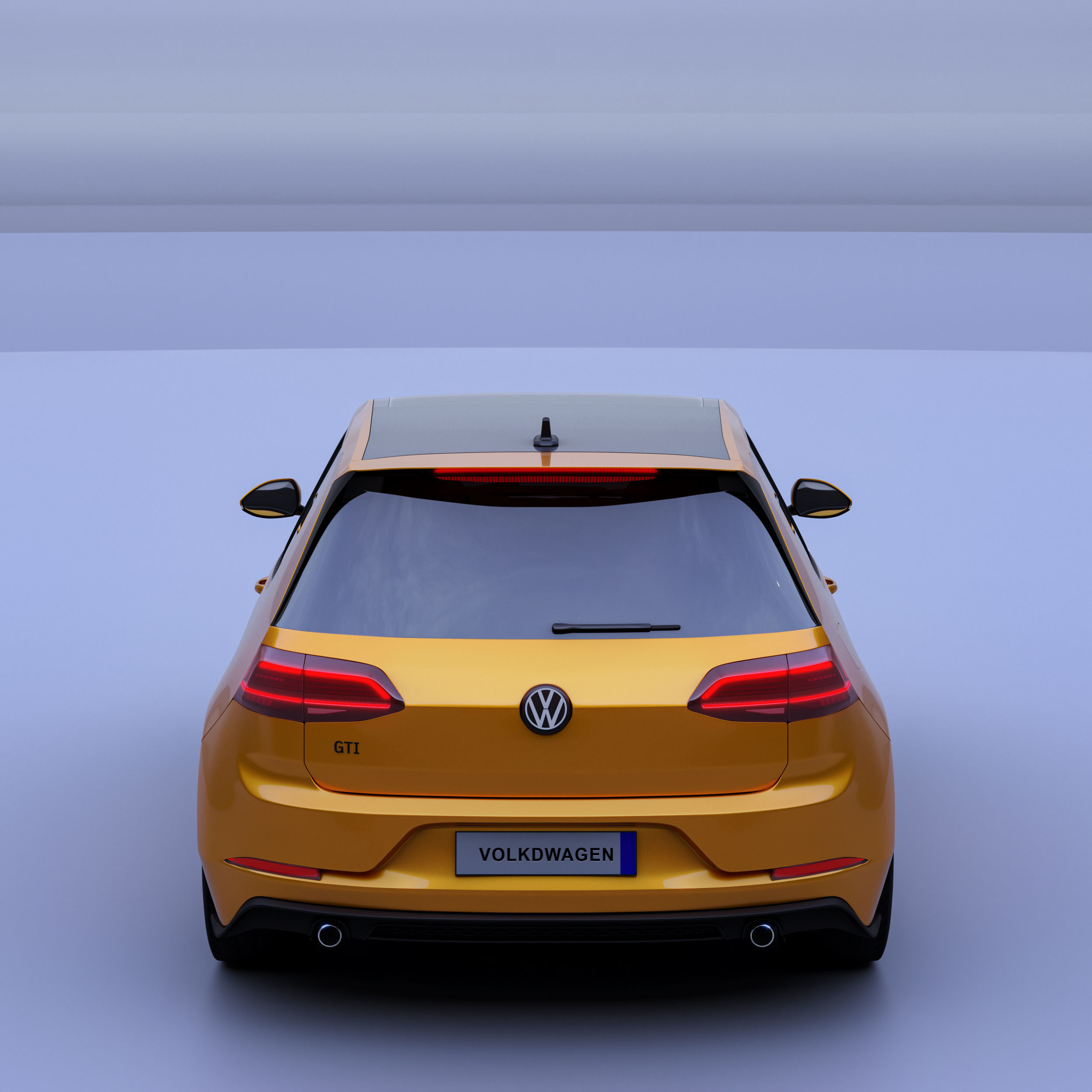 Volkswagen-GTI 2017 3D model | CGTrader