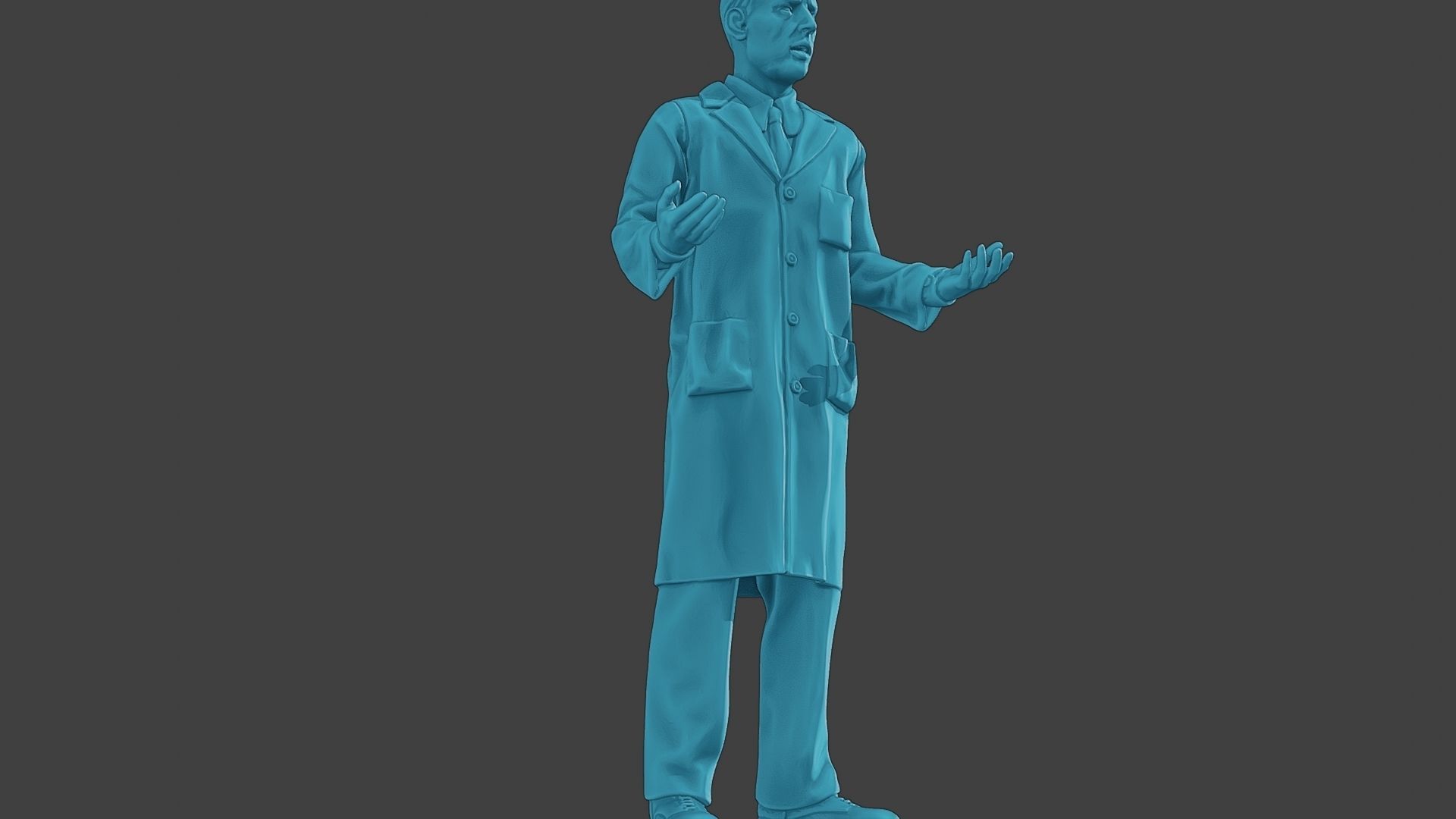 Scientist Male SM1 003 3D model 3D printable | CGTrader
