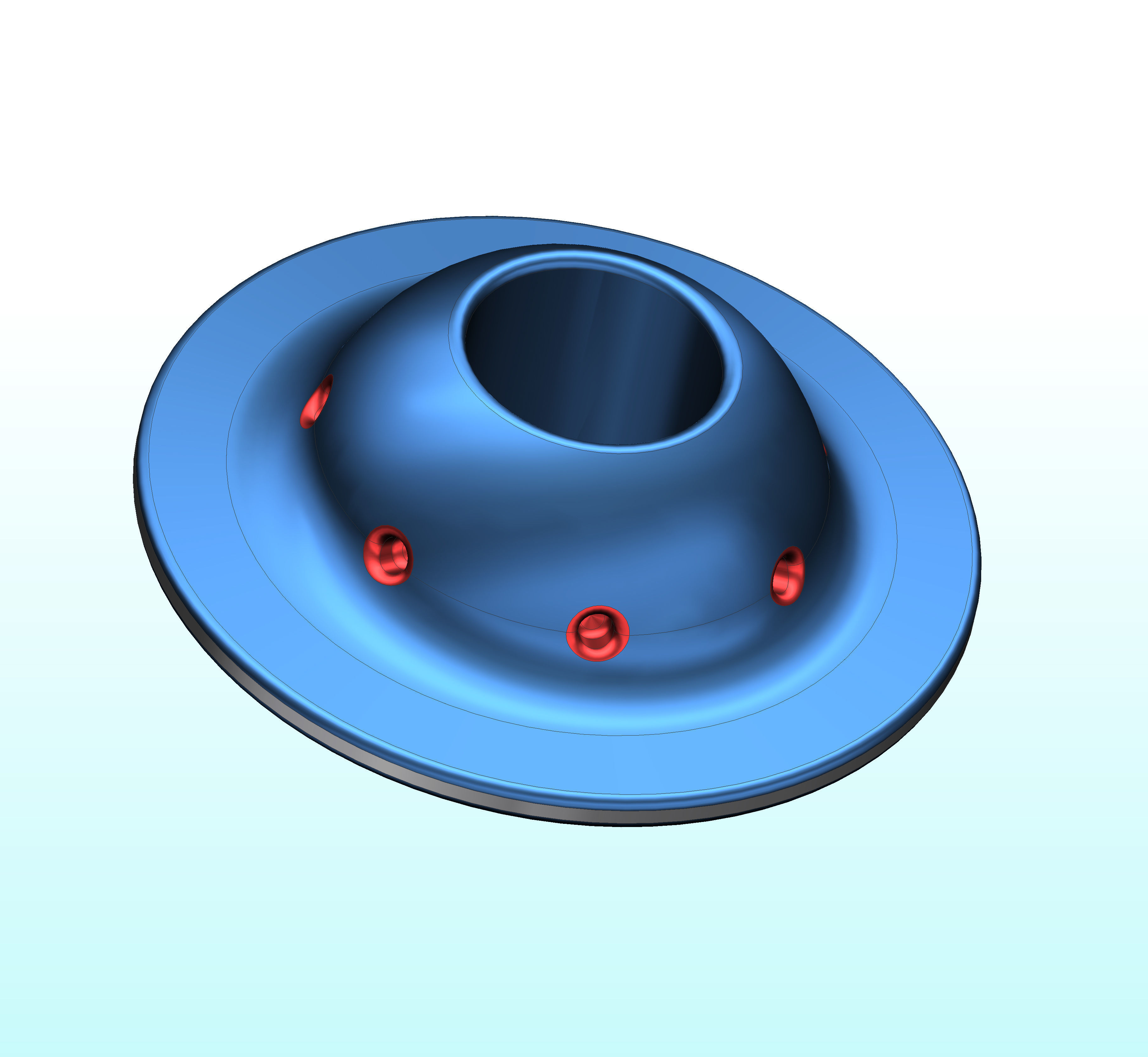 UFO Straw Topper free 3D model 3D printable | CGTrader