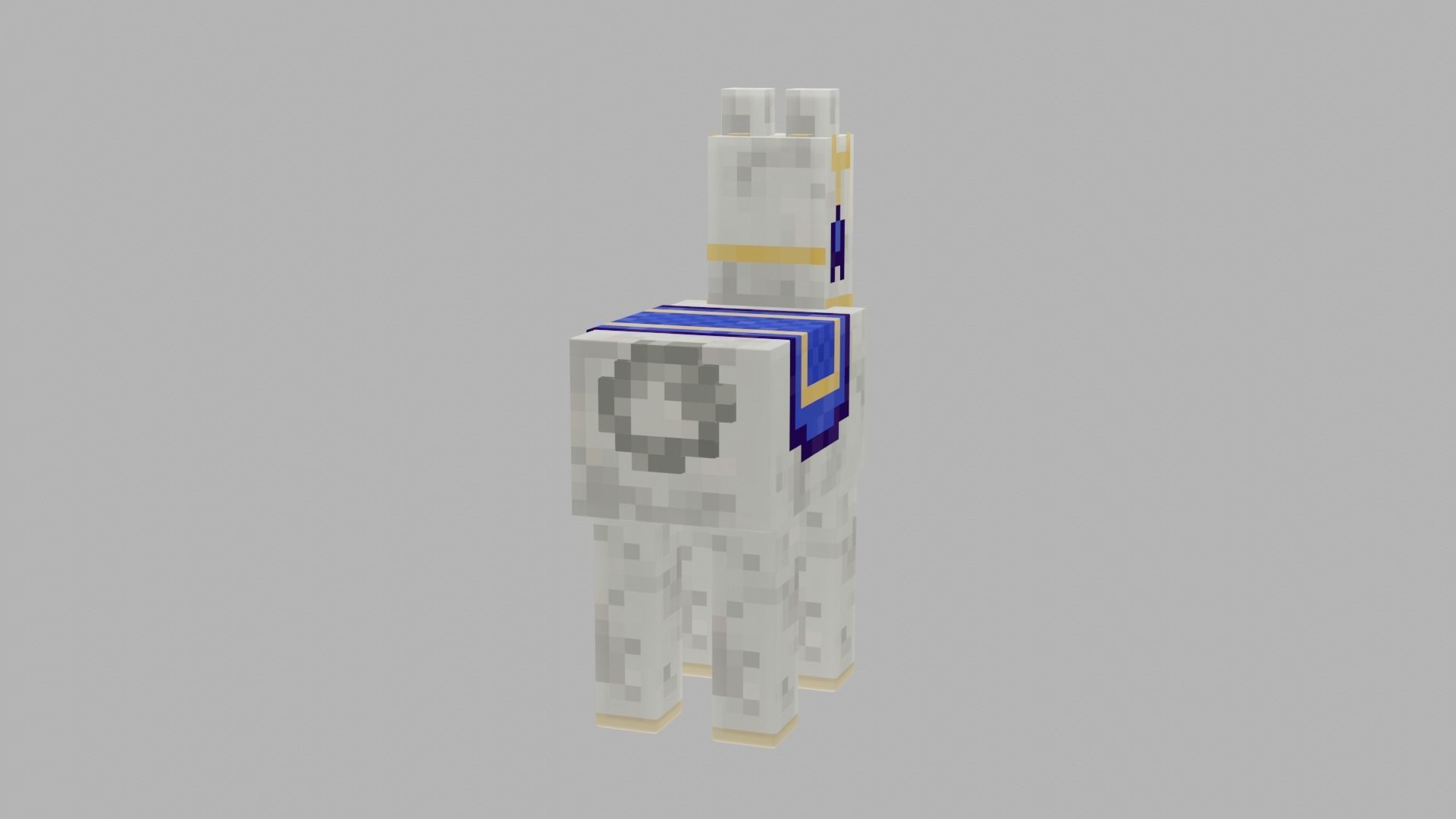 Minecraft Llama 3D model animated rigged | CGTrader