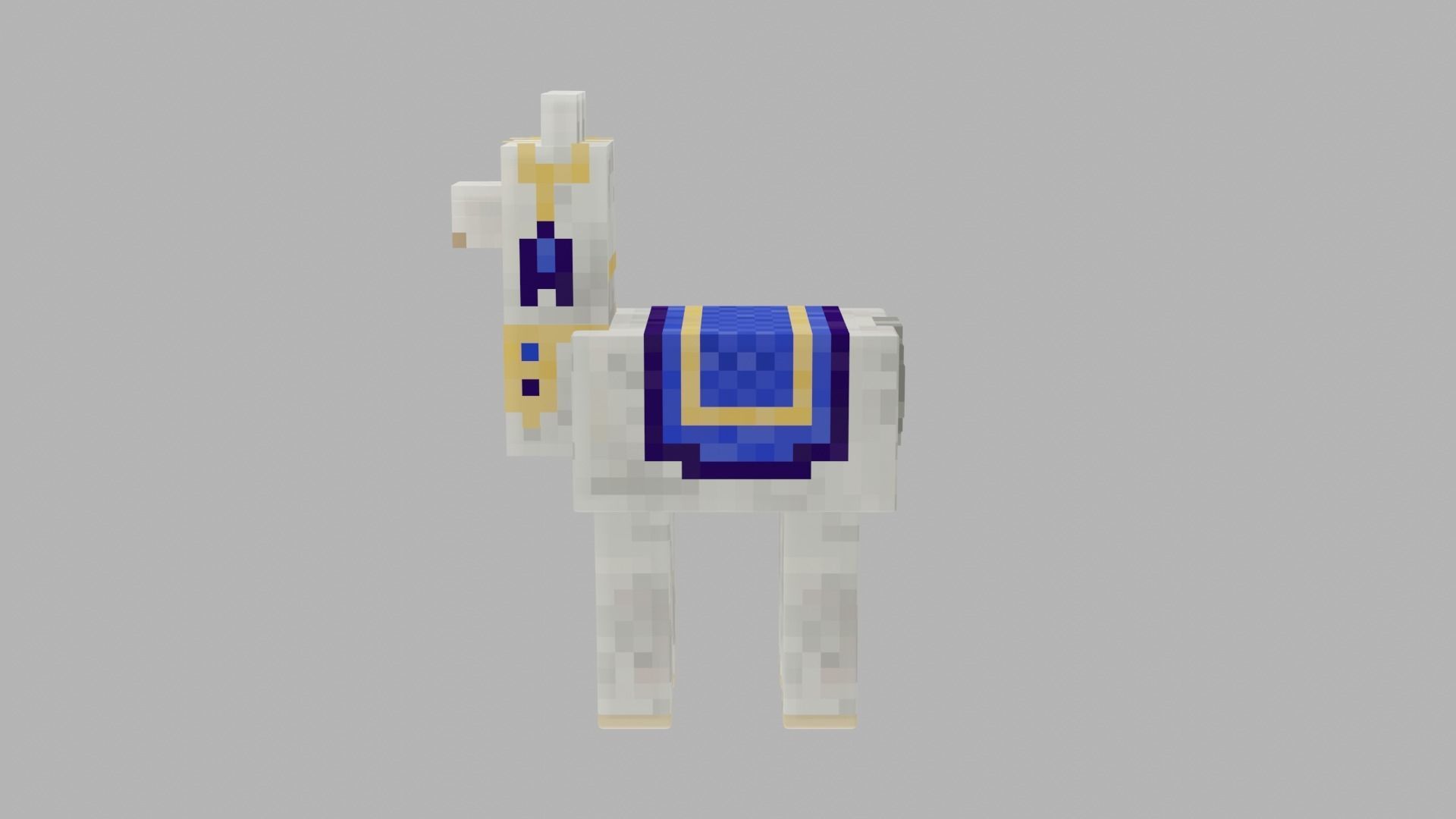 Minecraft Llama 3D model animated rigged | CGTrader