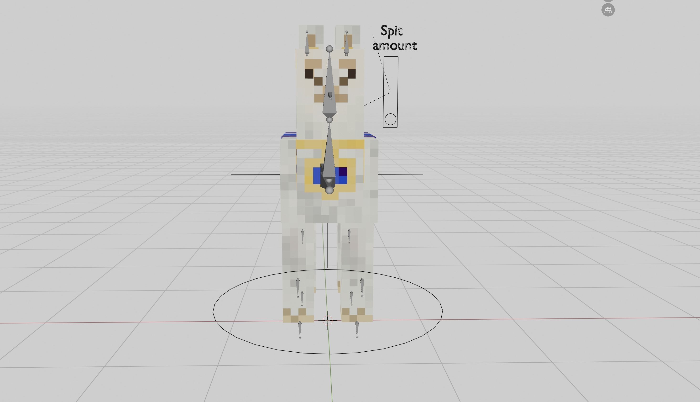 Minecraft Llama 3D model animated rigged | CGTrader