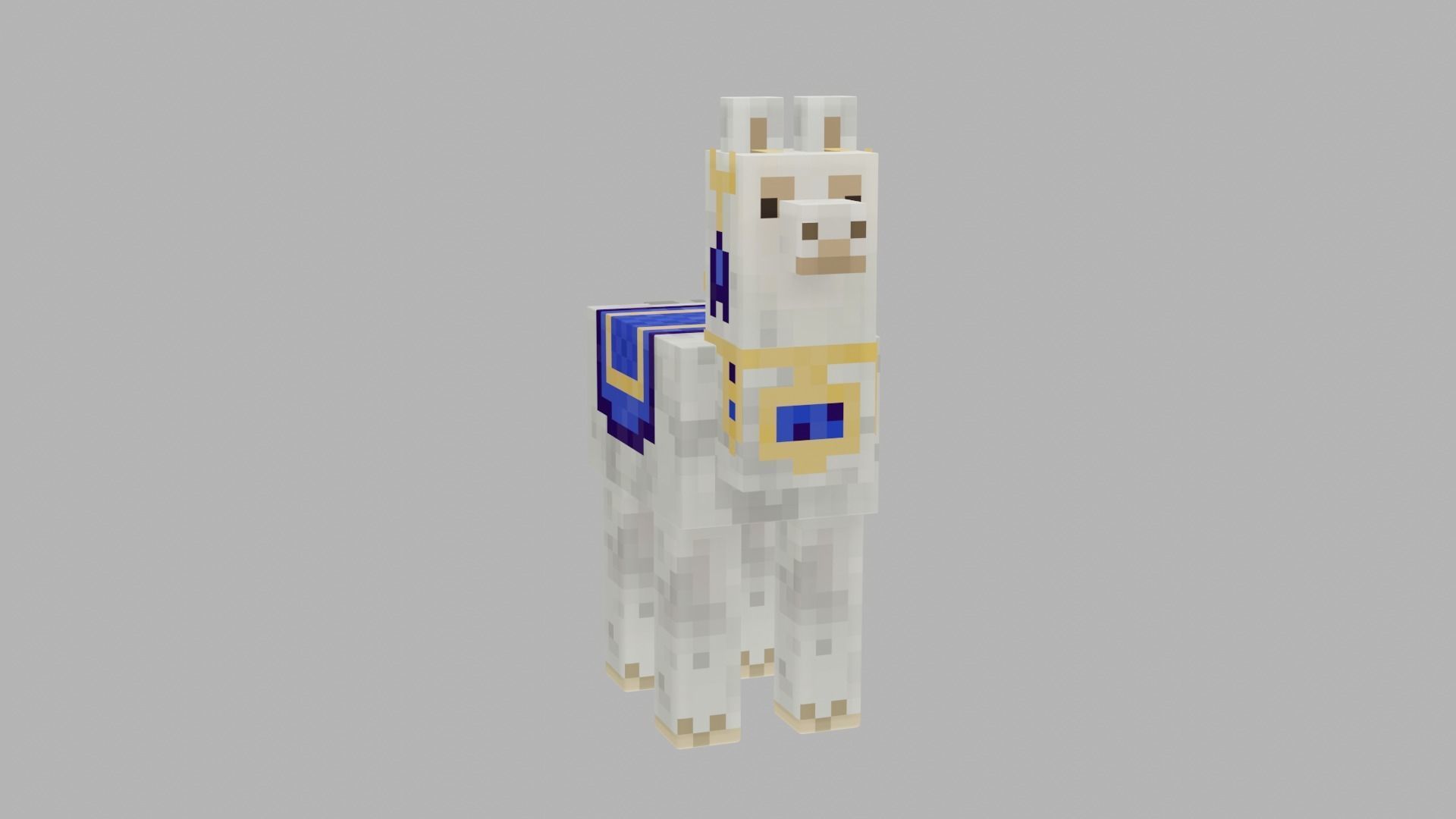 Minecraft Llama 3D model animated rigged | CGTrader