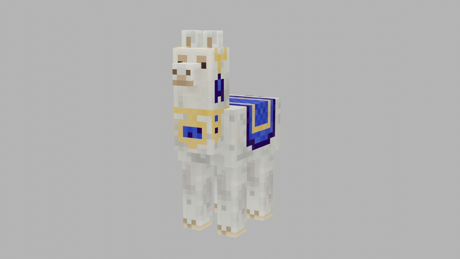 Minecraft Llama 3D model animated rigged | CGTrader