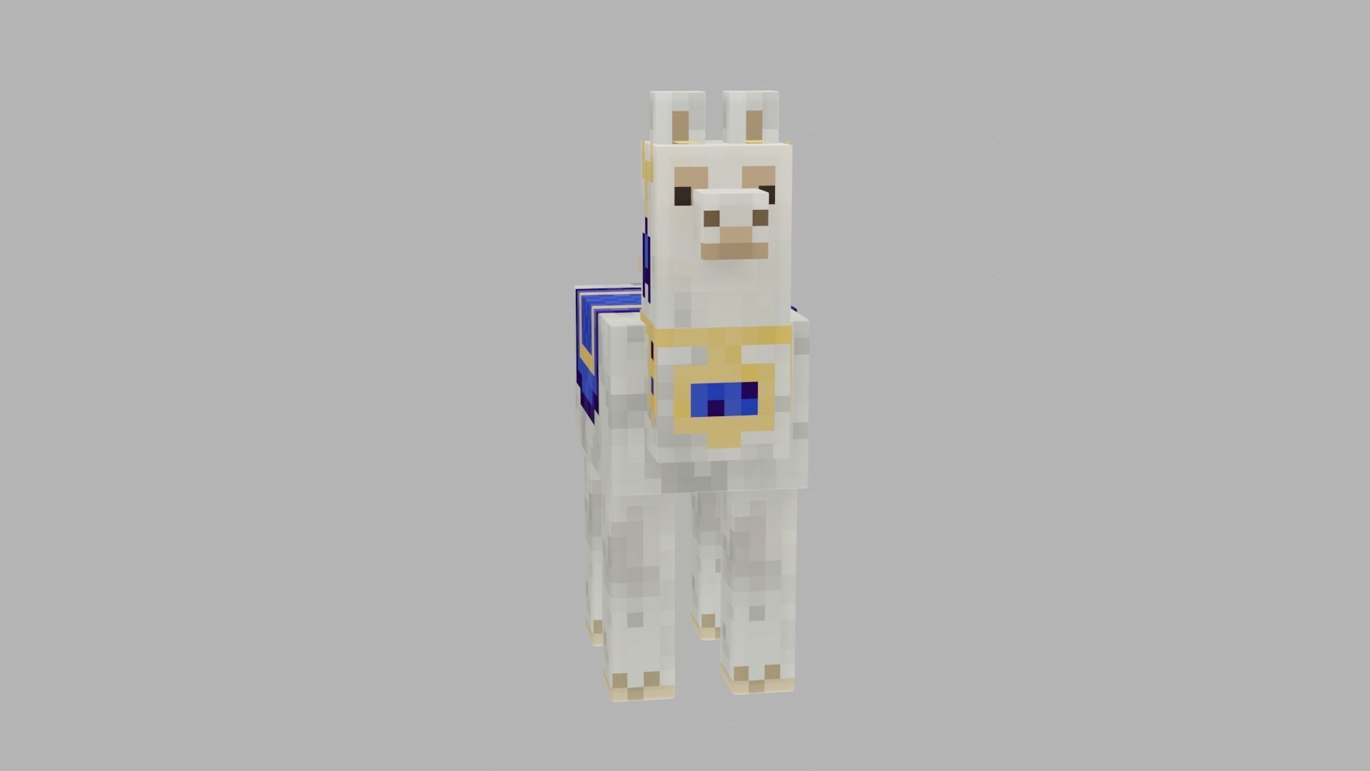 Minecraft Llama 3D model animated rigged | CGTrader