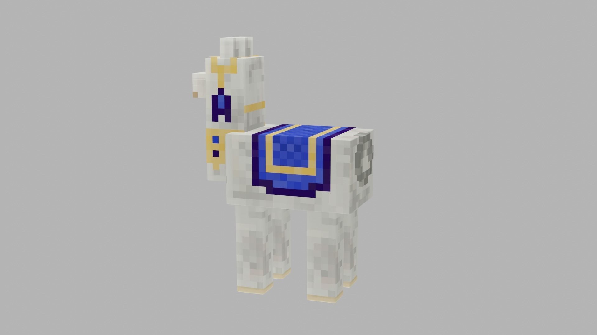 Minecraft Llama 3D model animated rigged | CGTrader
