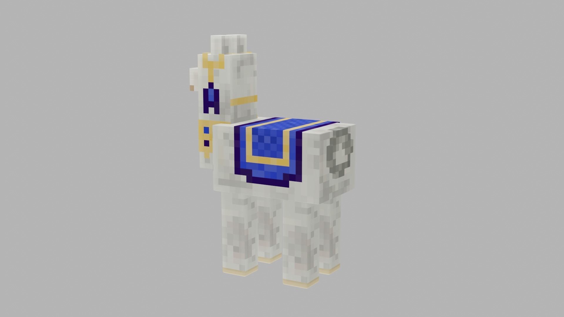 Minecraft Llama 3D model animated rigged | CGTrader