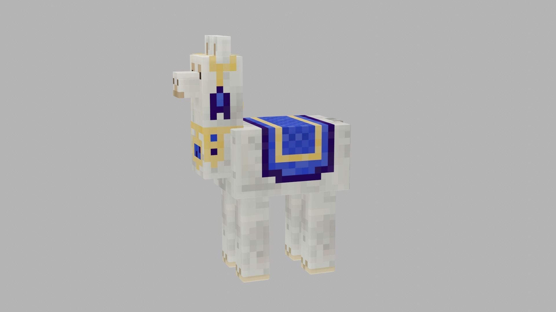 Minecraft Llama 3D model animated rigged | CGTrader