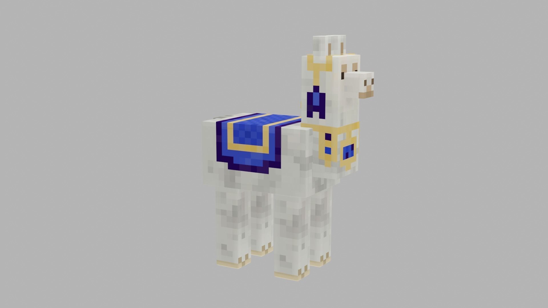 Minecraft Llama 3D model animated rigged | CGTrader
