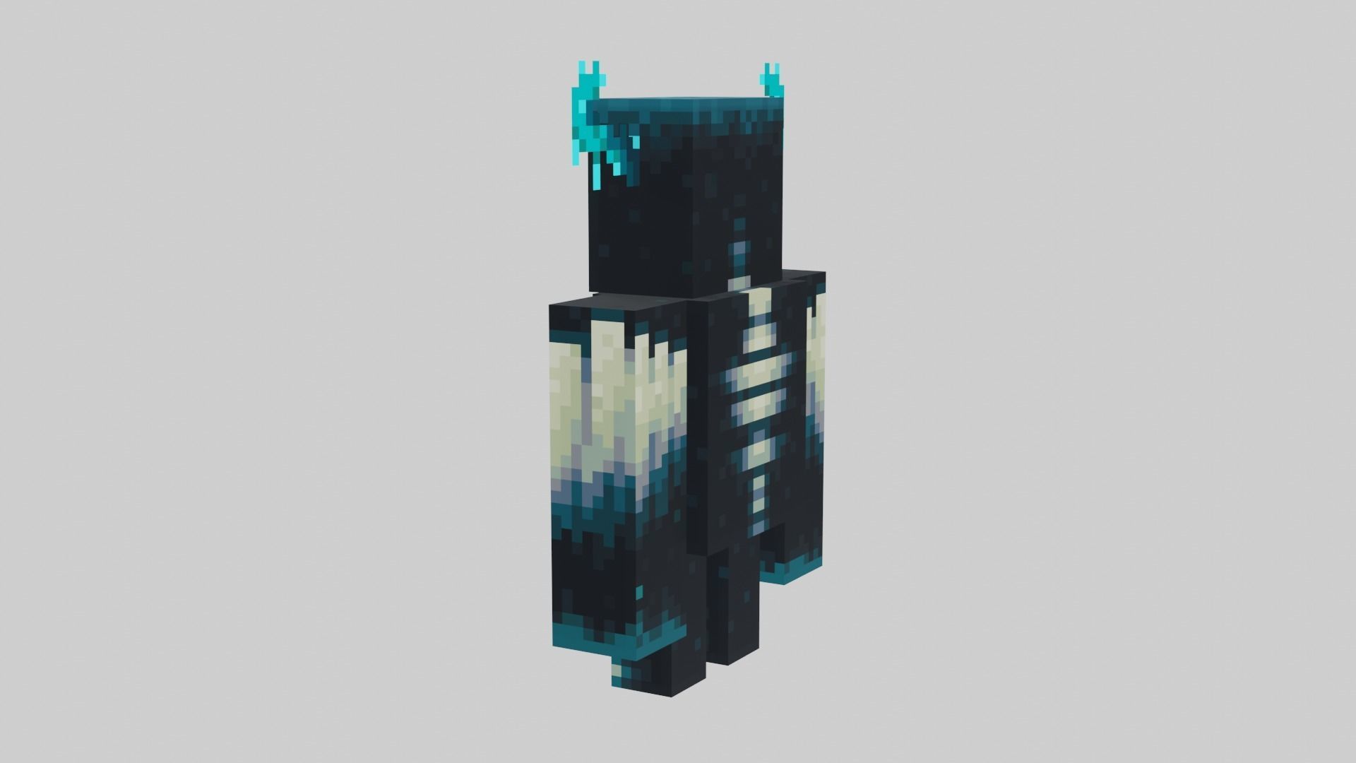 3D model Minecraft Warden VR / AR / low-poly | CGTrader