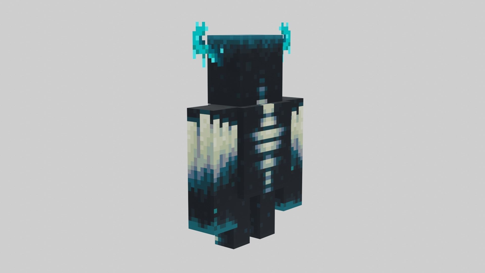 3D model Minecraft Warden VR / AR / low-poly | CGTrader