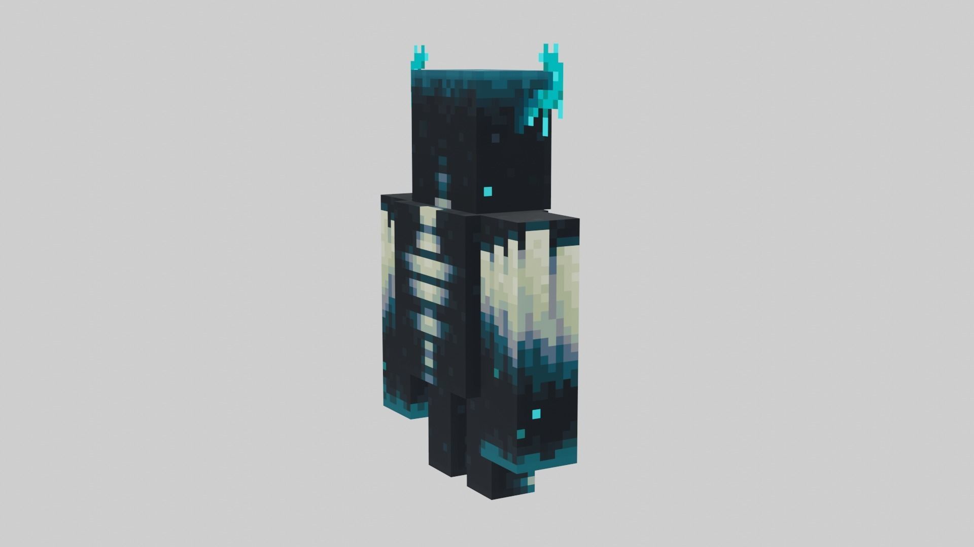 3D model Minecraft Warden VR / AR / low-poly | CGTrader