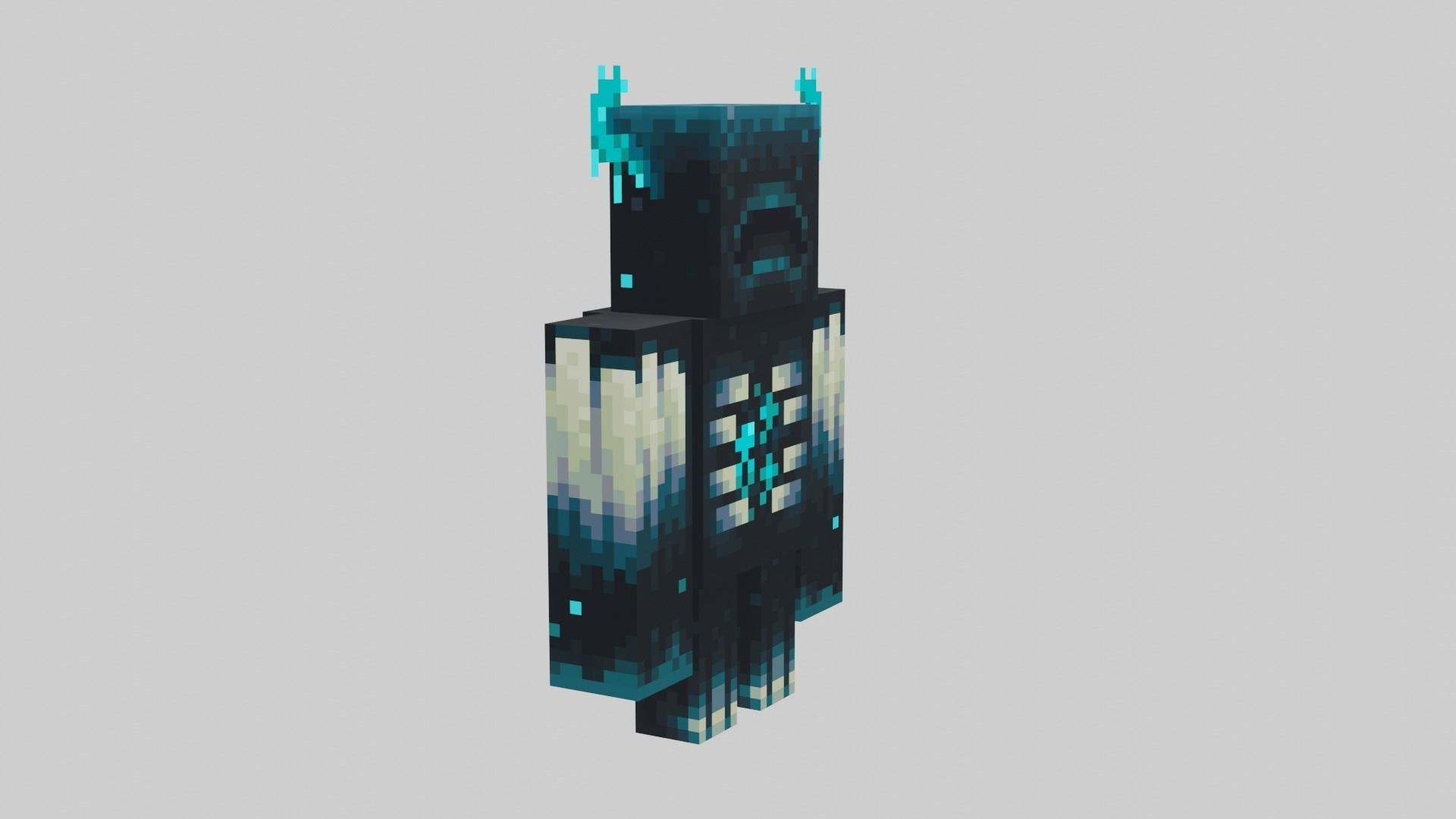 3D model Minecraft Warden VR / AR / low-poly | CGTrader