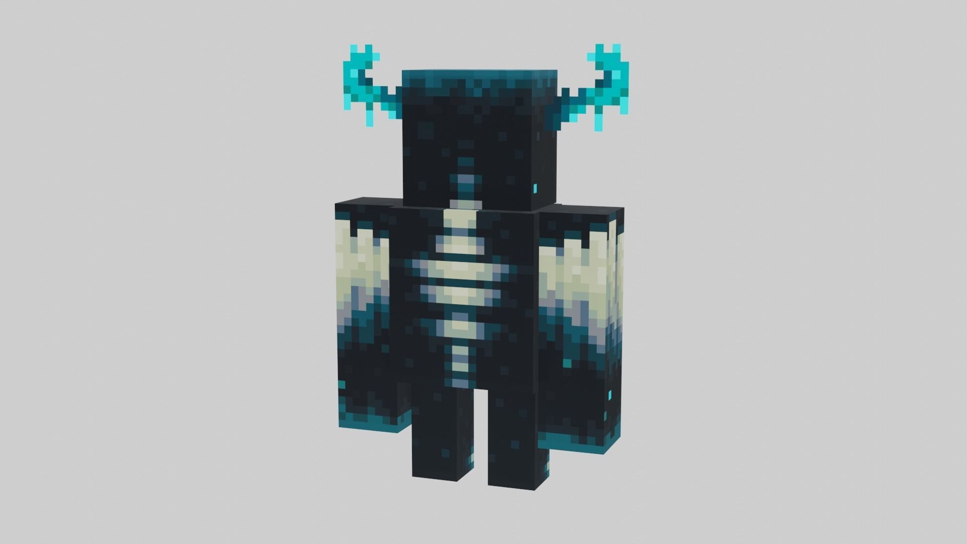 3D model Minecraft Warden VR / AR / low-poly | CGTrader