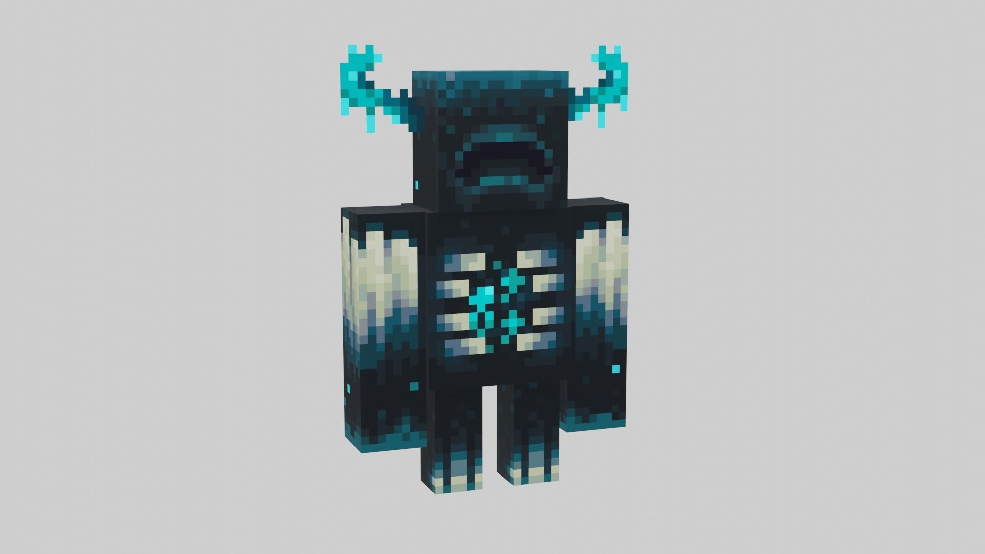 3D model Minecraft Warden VR / AR / low-poly | CGTrader