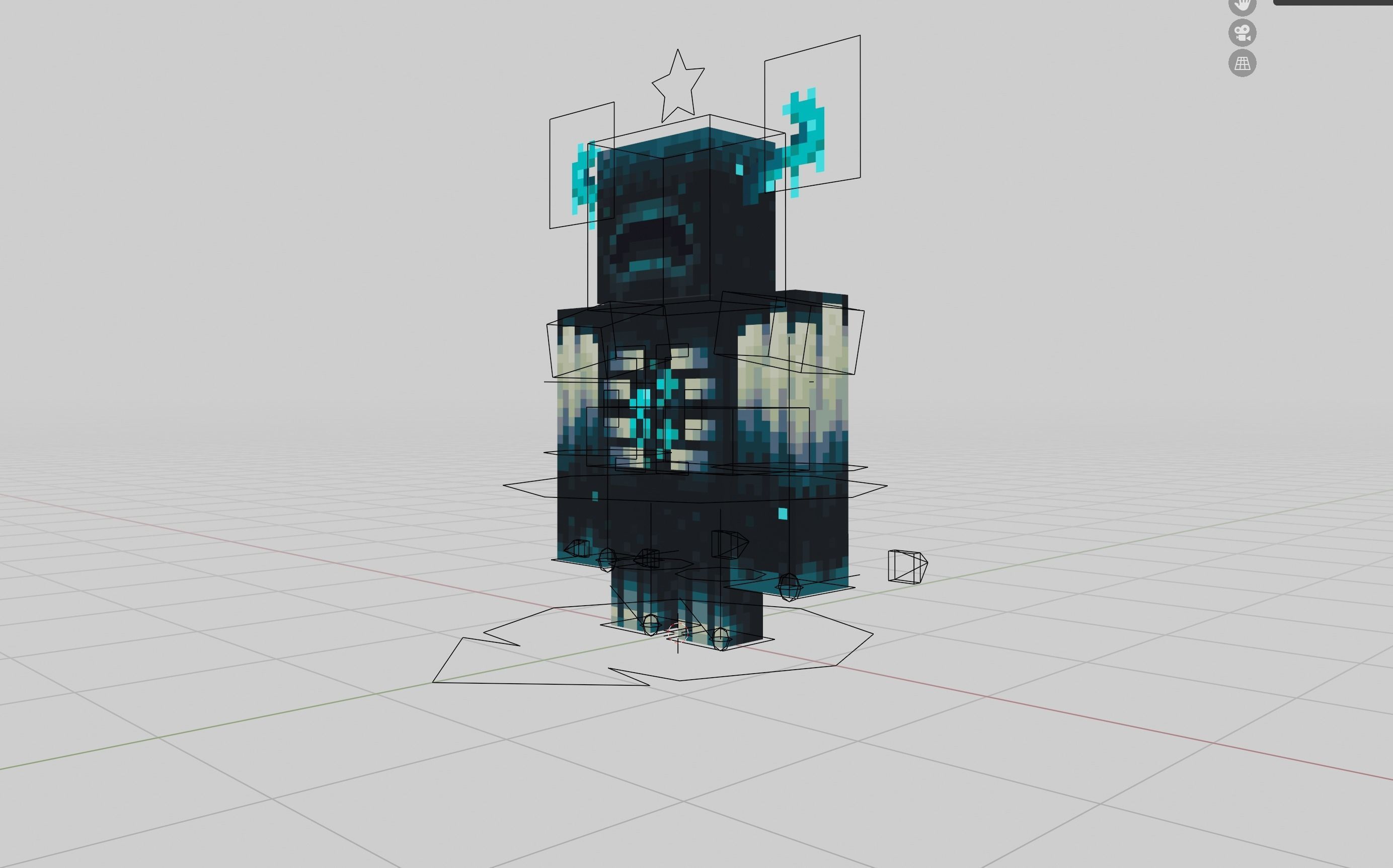 3D model Minecraft Warden VR / AR / low-poly | CGTrader