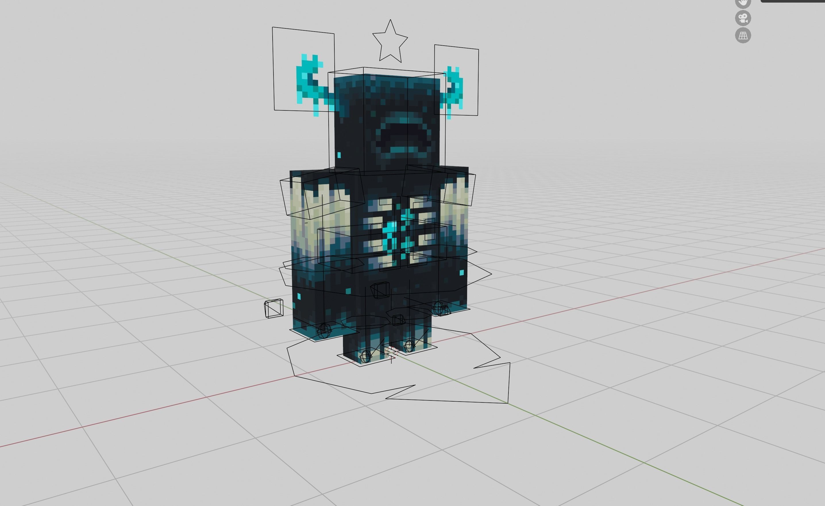 3D model Minecraft Warden VR / AR / low-poly | CGTrader