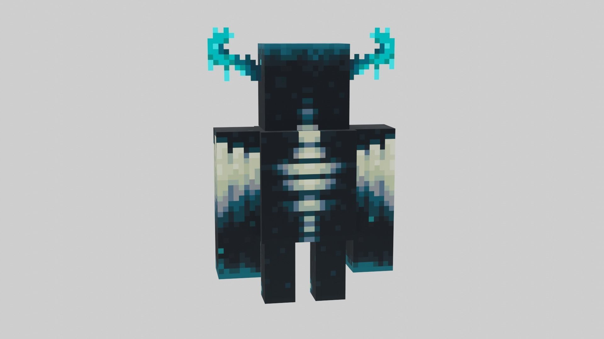 3D model Minecraft Warden VR / AR / low-poly | CGTrader