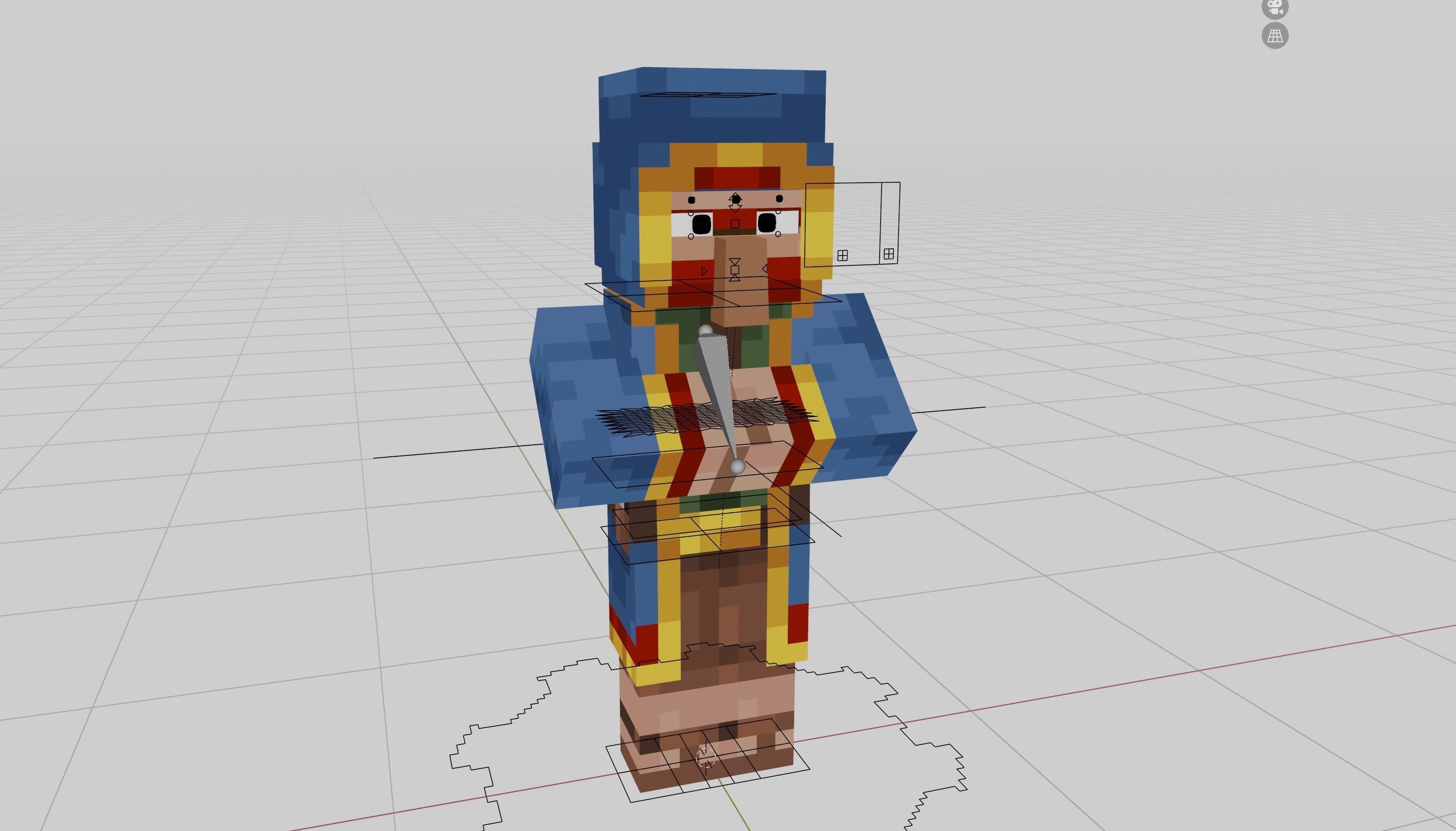 Minecraft Wandering Trader 3D model animated rigged | CGTrader