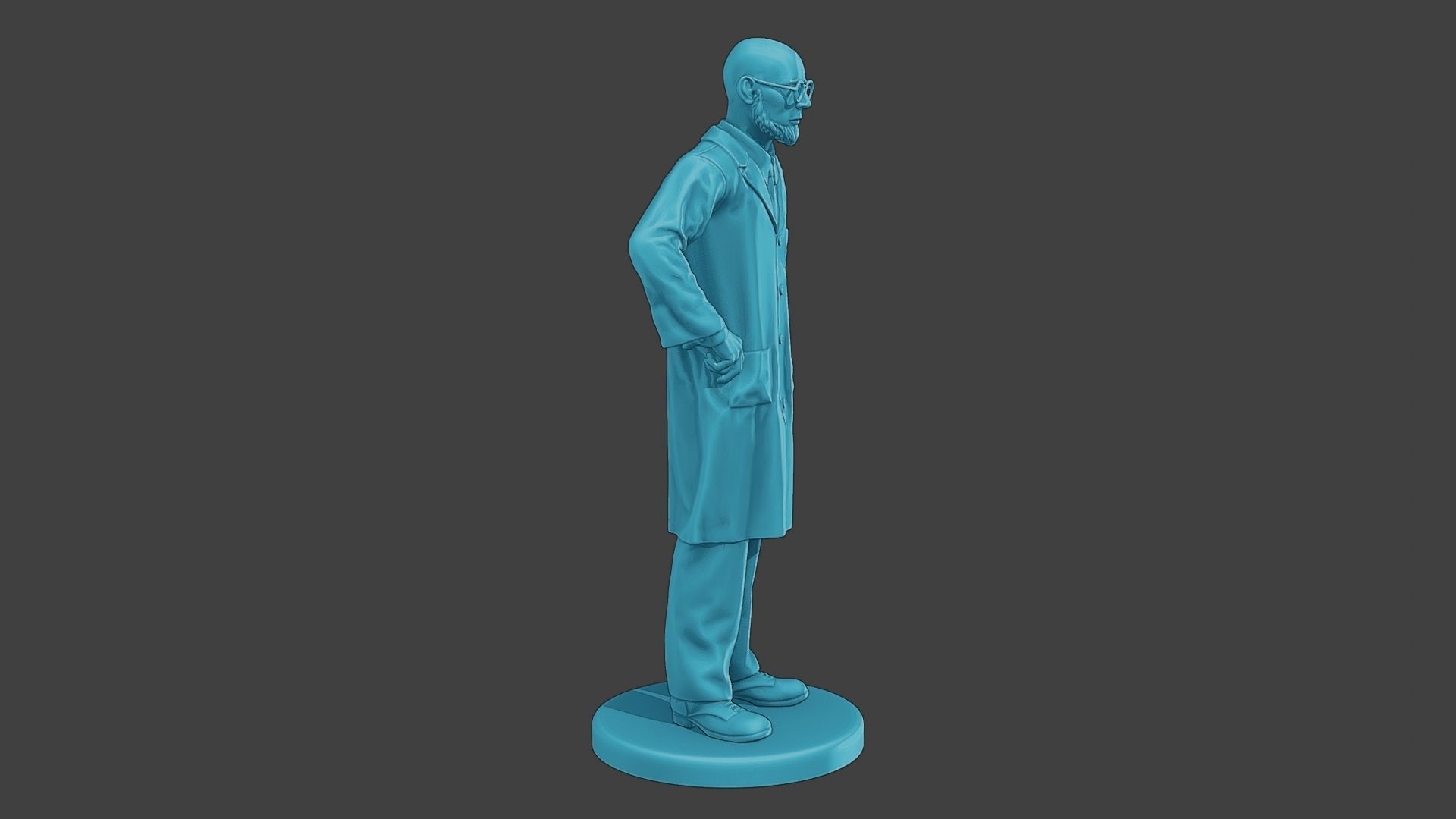 Scientist Male SM1 009 3D model 3D printable | CGTrader