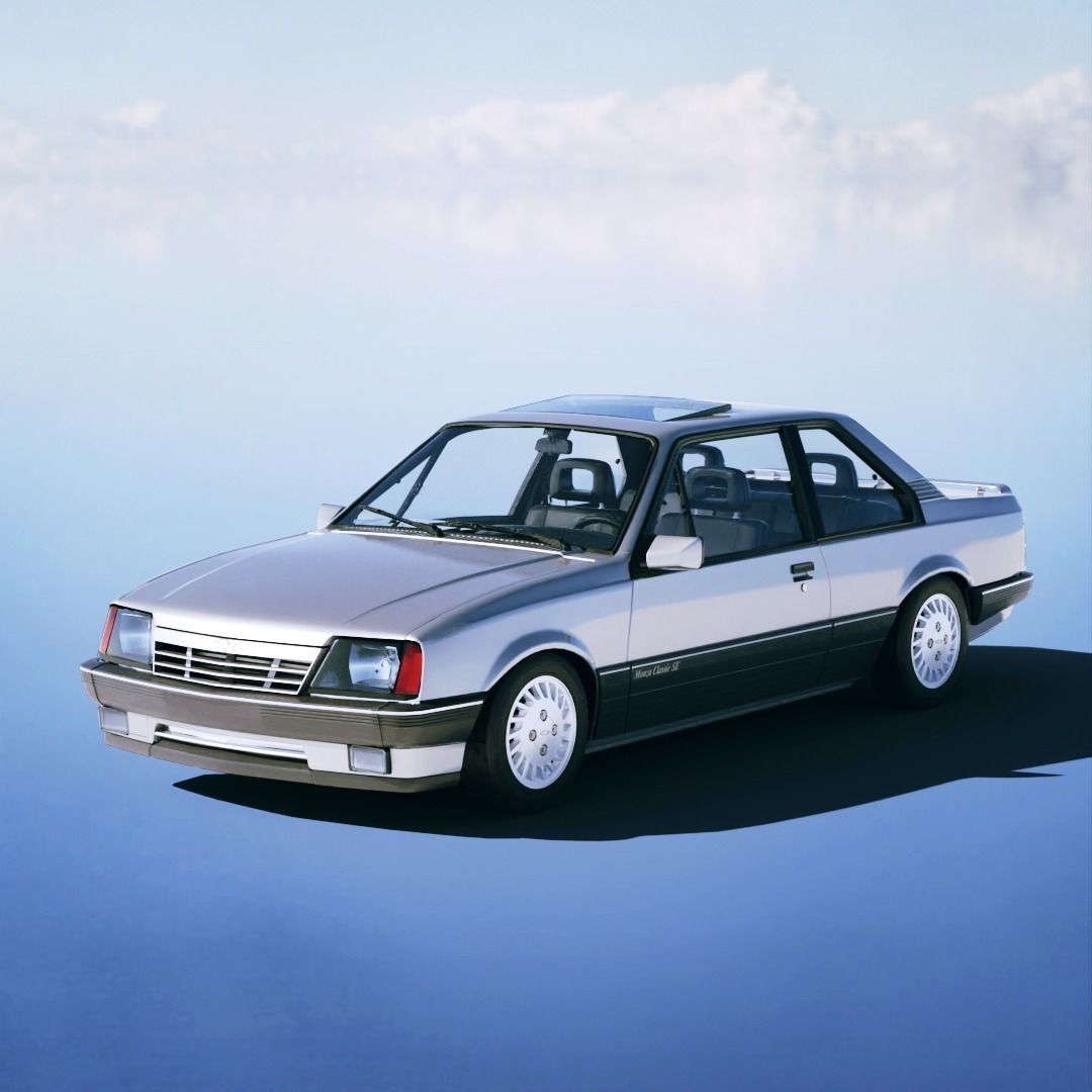 3D model Chevrolet Monza Classic SE 500EF 1990 VR / AR / low-poly ...
