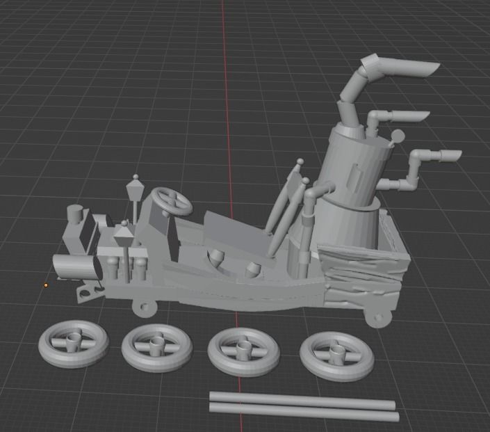 wacky races look like - the arkansas chuggabug 3D model 3D printable ...