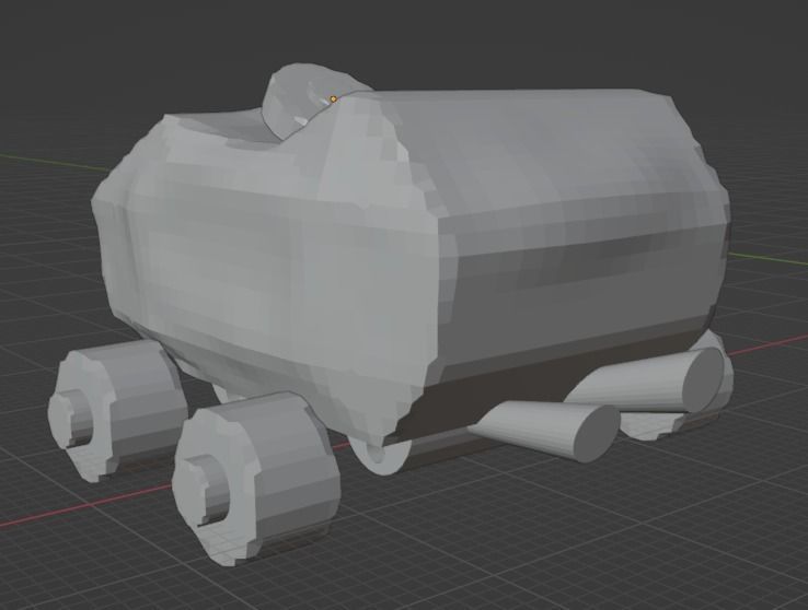 wacky races look like - the boulder mobile 3D model 3D printable | CGTrader