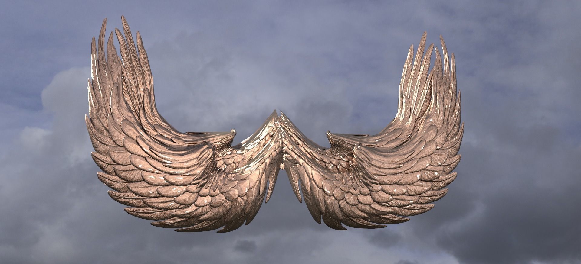 Elements Wings 2 3D model | CGTrader