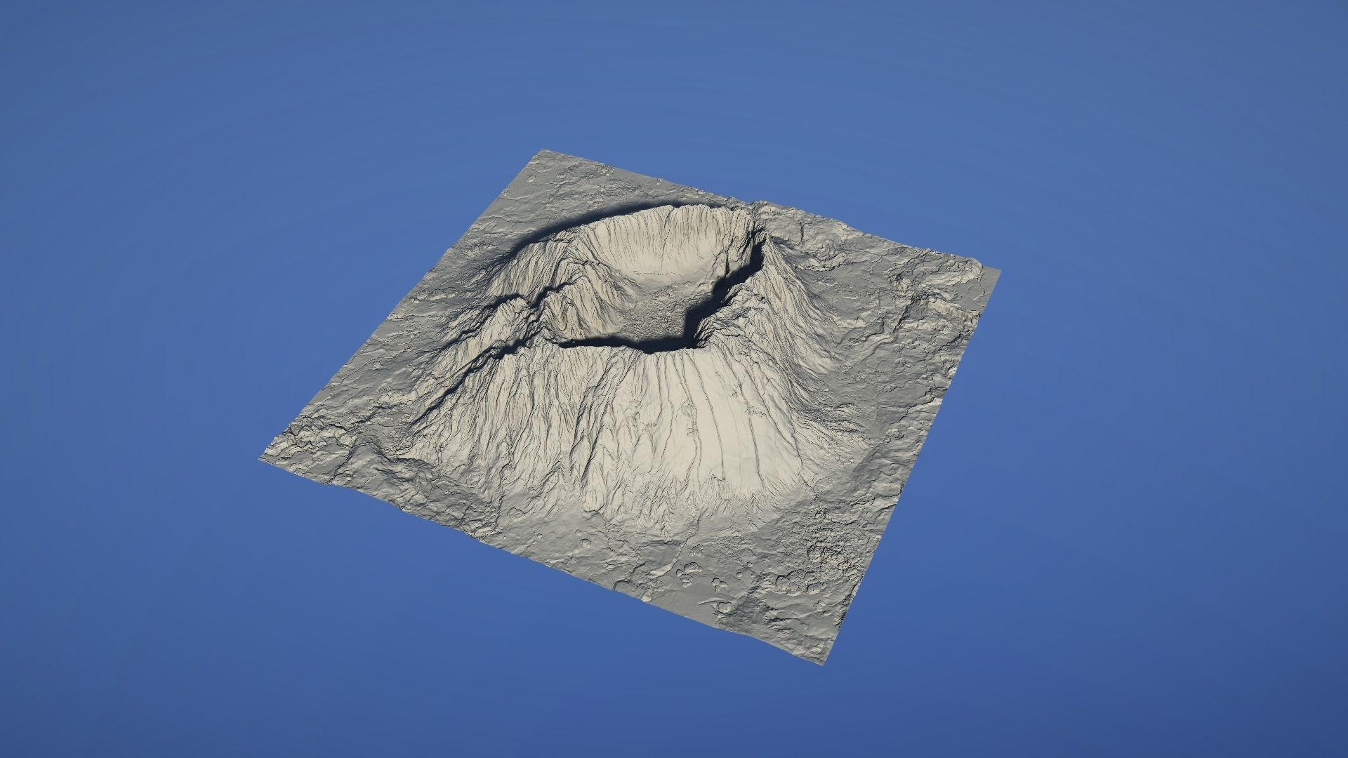 3D model Landscape Environment Volcano Snow 39 VR / AR / low-poly ...