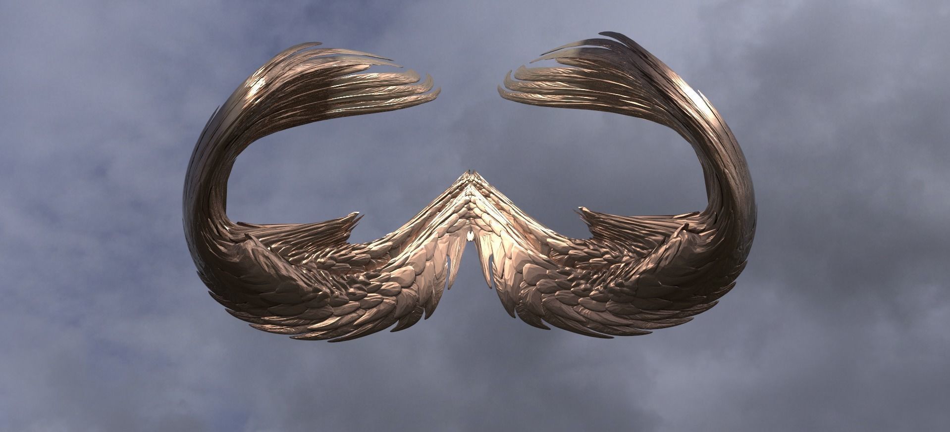 Wind Elements Wings Collection 3D model | CGTrader