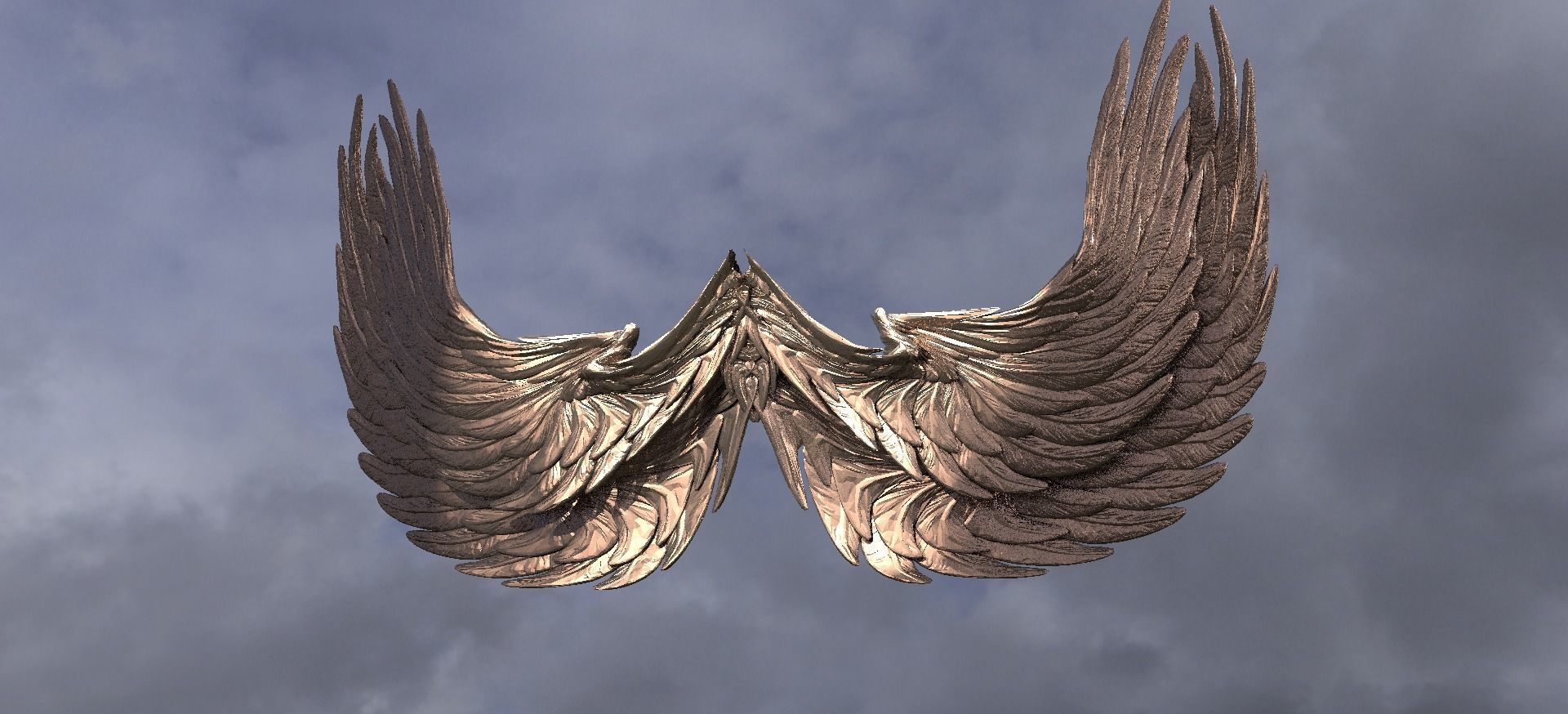 Wind Elements Wings Collection 3D model | CGTrader