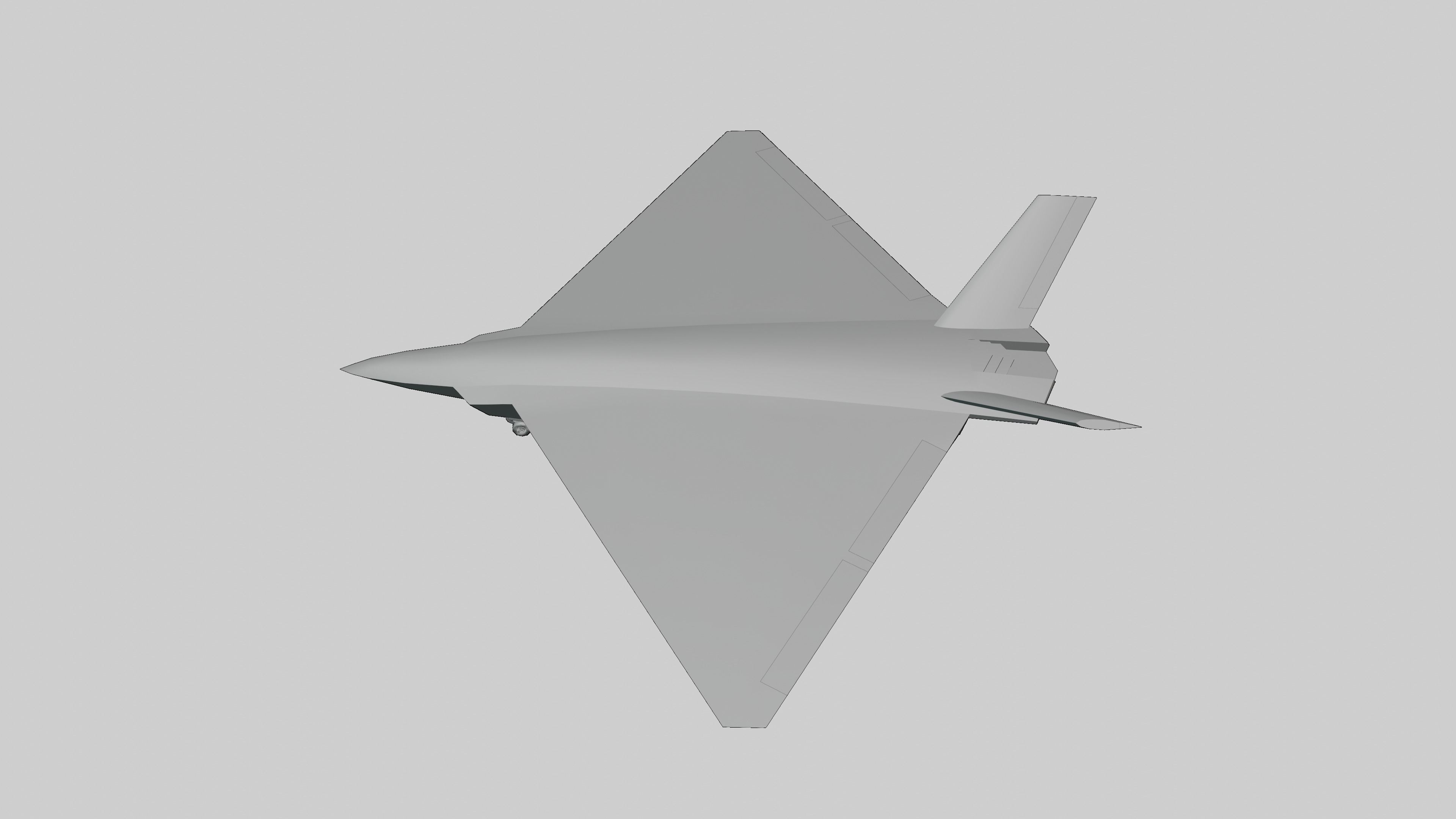 3D model FL-71 Chinese Fighter Drone VR / AR / low-poly | CGTrader